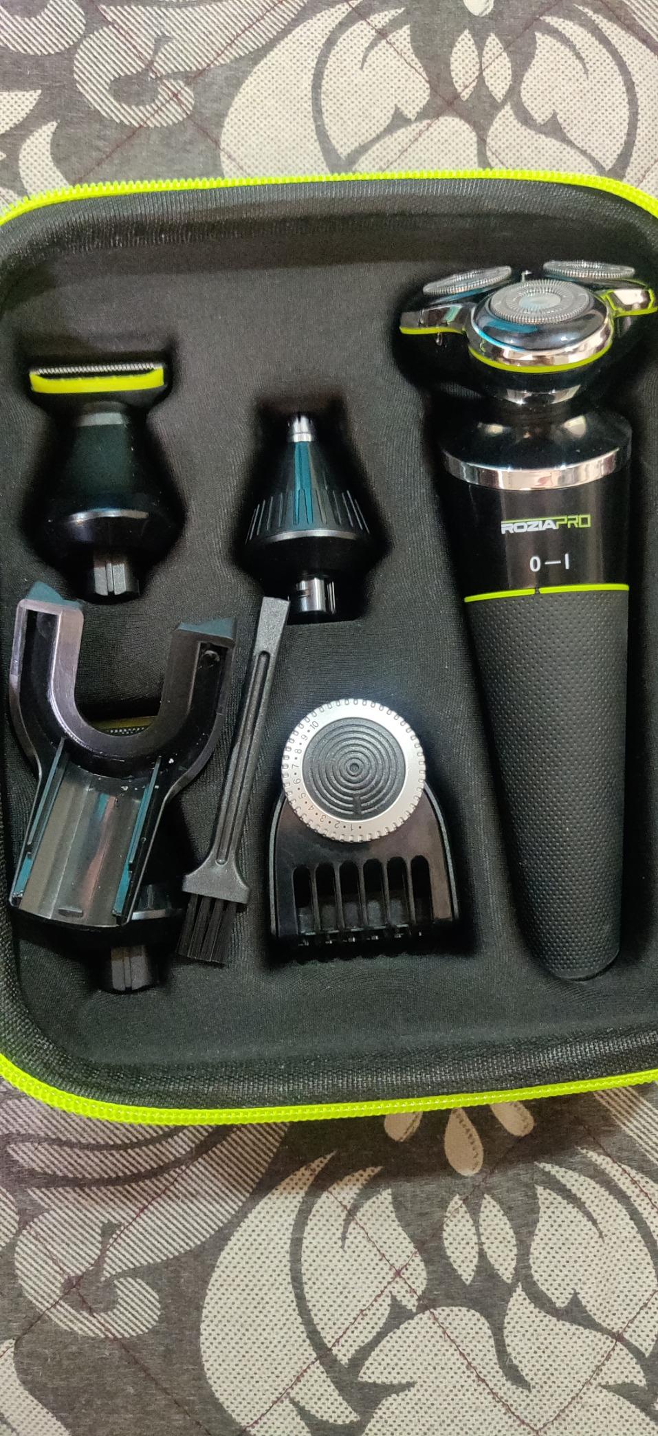 Rozia Electric Razor for Men 5 in 1 Rotary Shavers Beard Trimmer ...