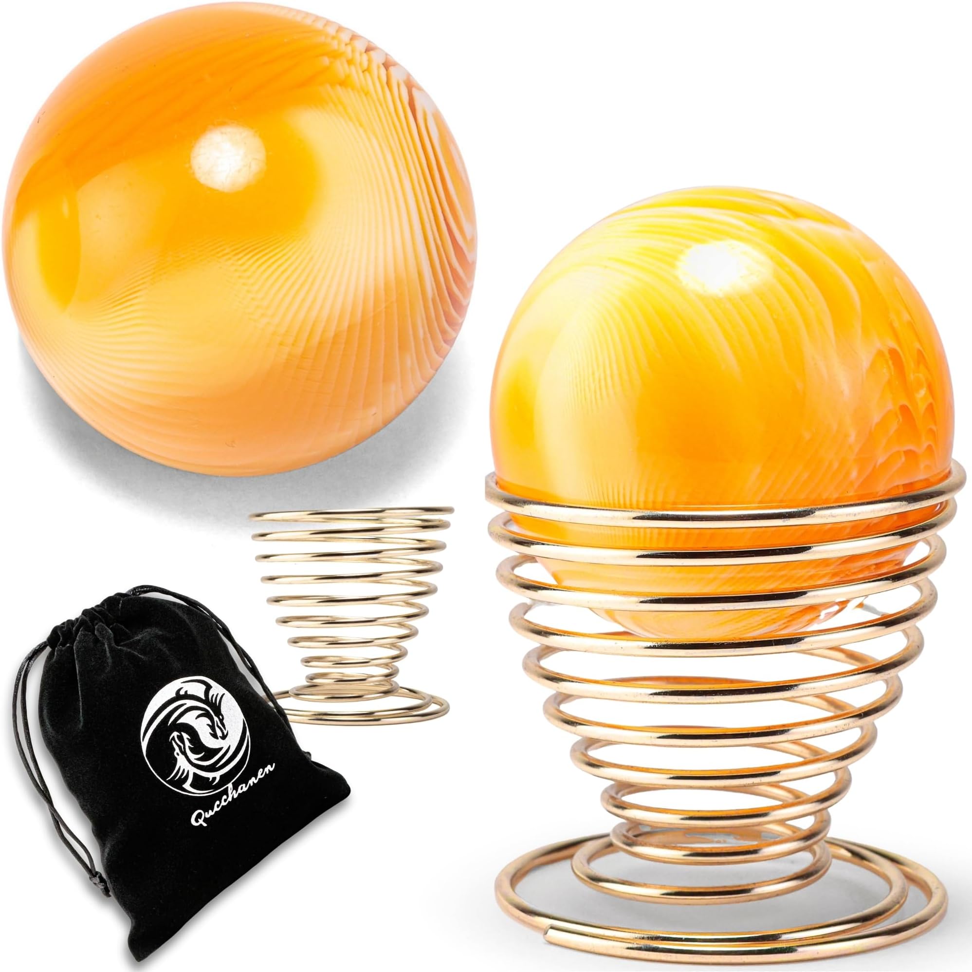 Amazon.com: Qucchanen Hand Exercise Baoding Balls - Massage Therapy ...