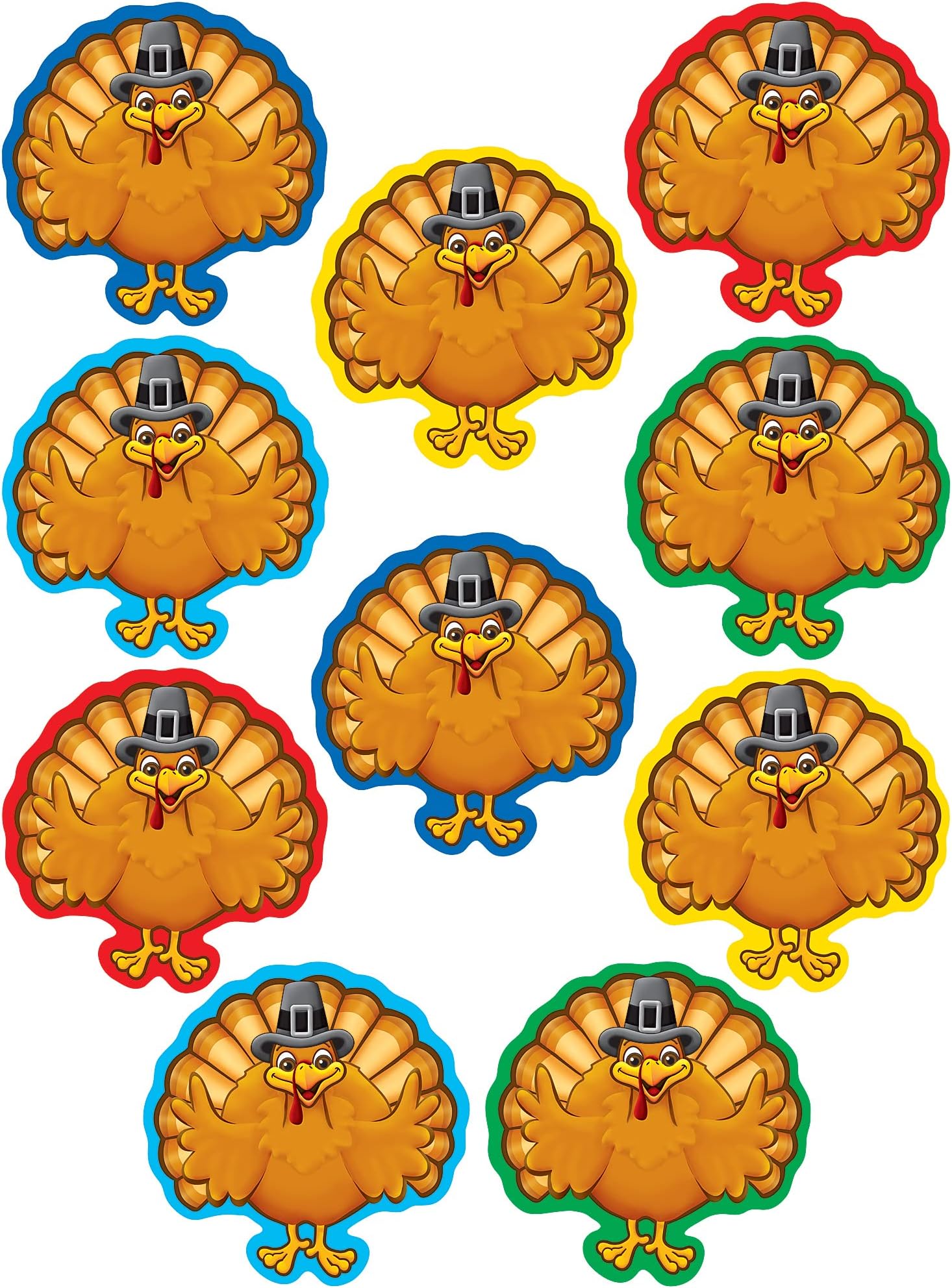 Amazon.com: Teacher Created Resources Turkeys Accents : Office Products