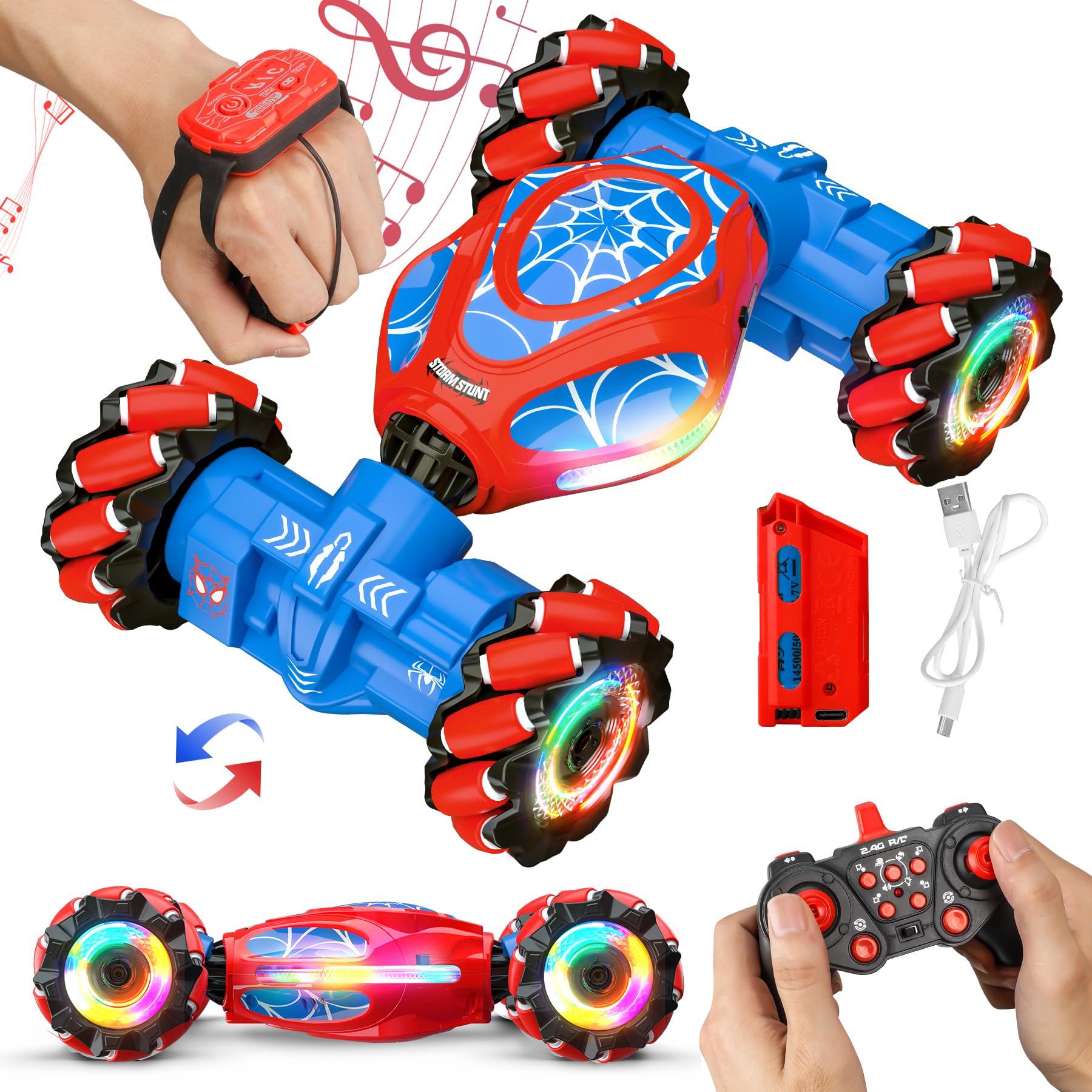 Amazon.com: HScopter Spider Remote Control Car, Gesture Sensing RC ...