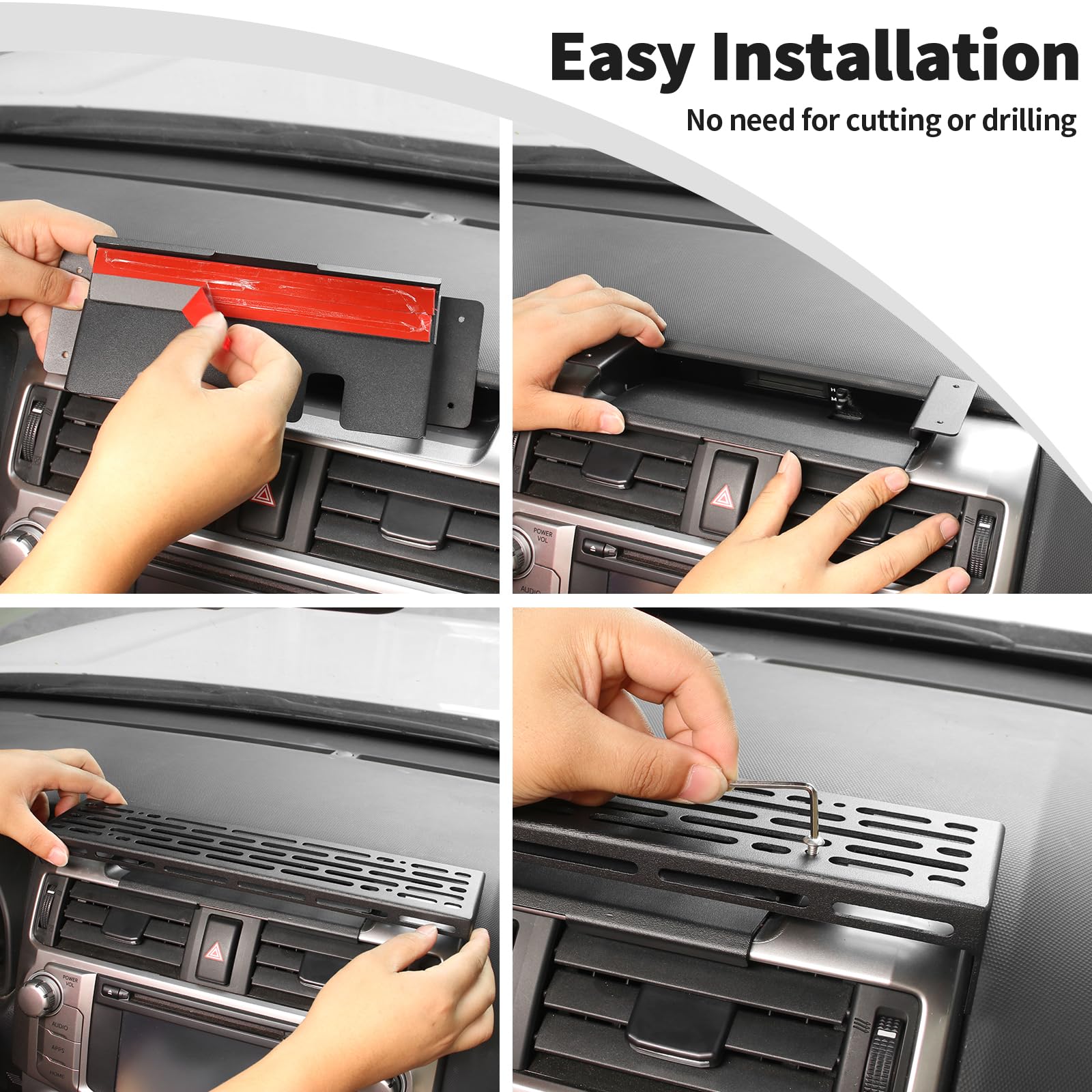 Snapklik.com : JWWY For 4runner Center Console Extension Holder Mount ...