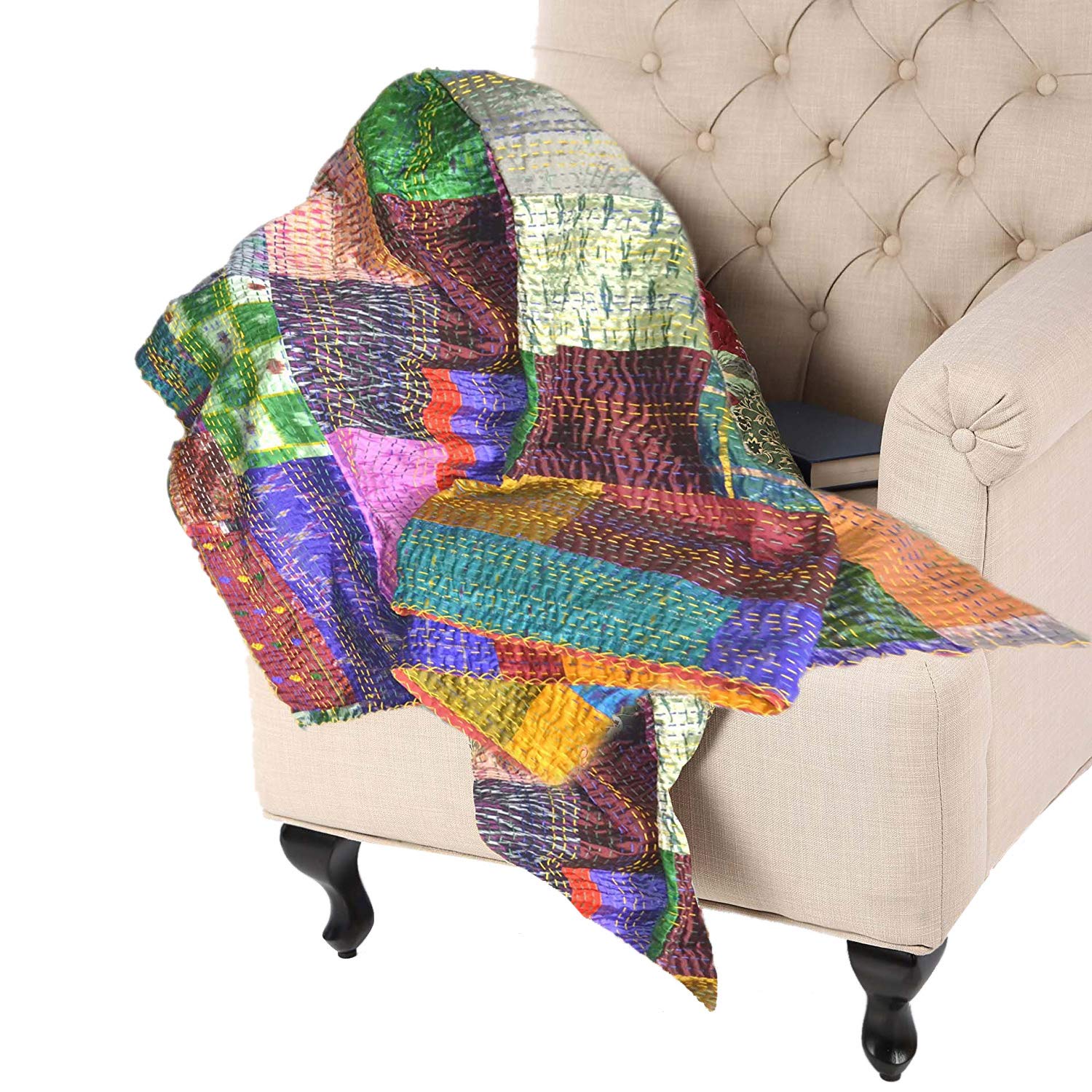 Amazon.com: KraftDirect Quilts Throws, Decorative Throws for Sofa ...