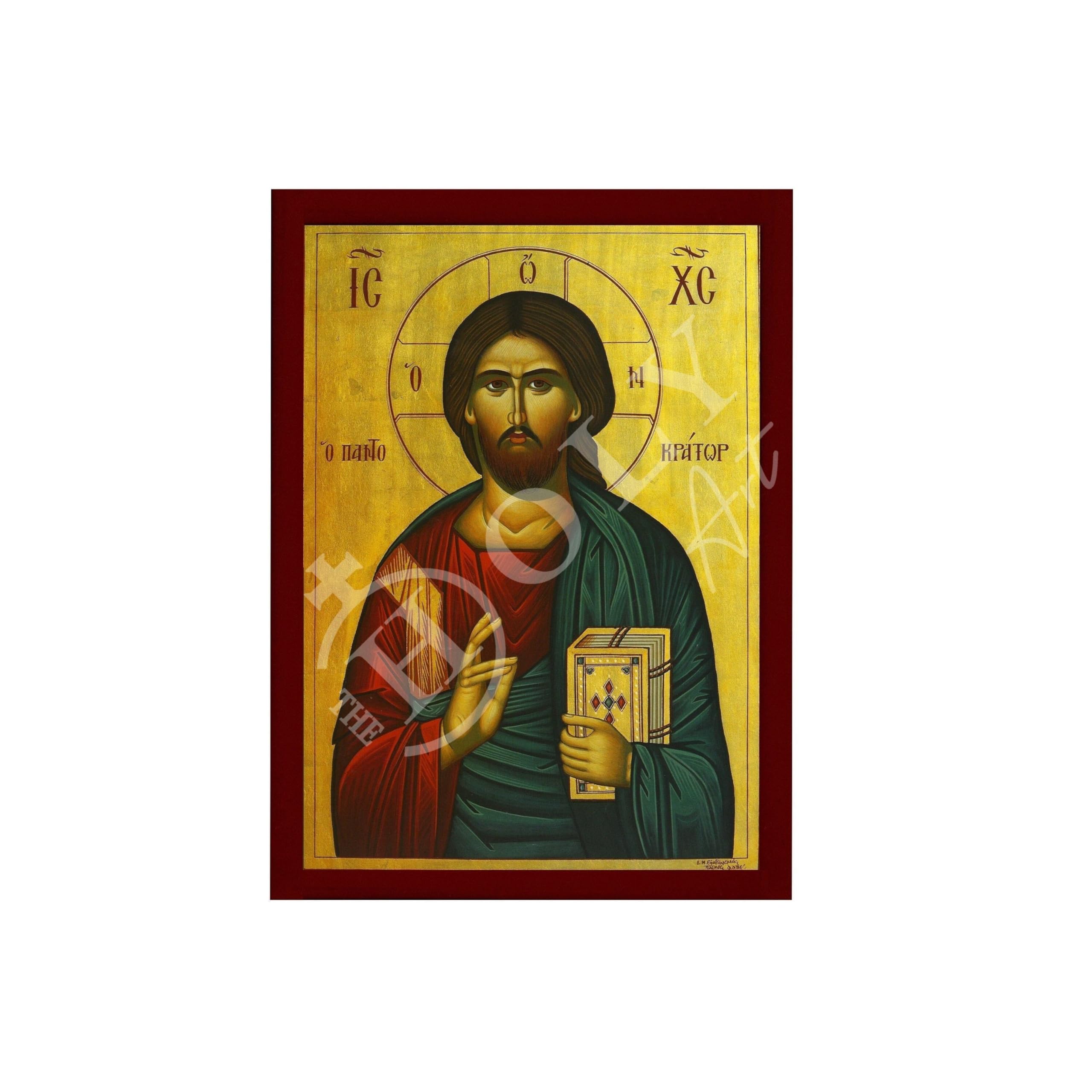 Greek Orthodox Byzantine Icon Jesus Christ Greek Orthodox Icon,