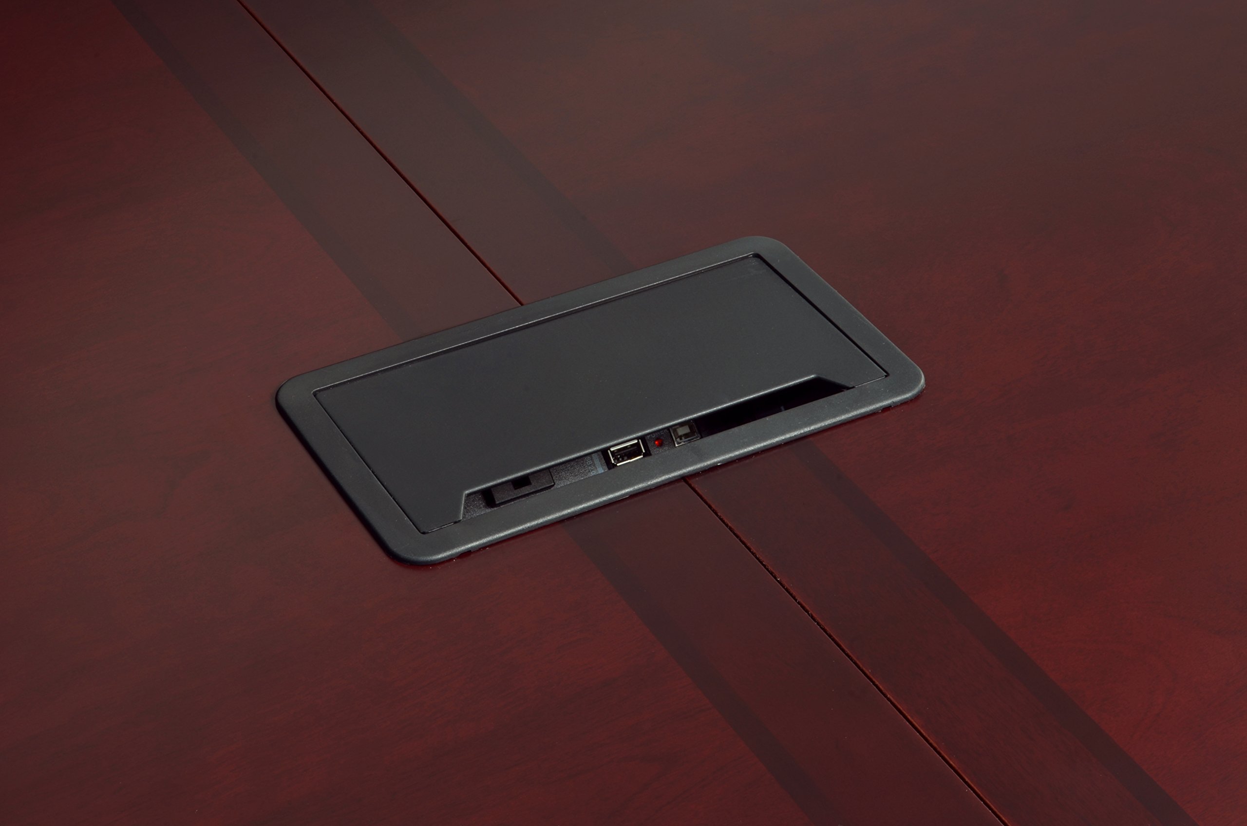 Regency Prestige 96 by 48-Inch Conference Table with Power Data Grommet ...