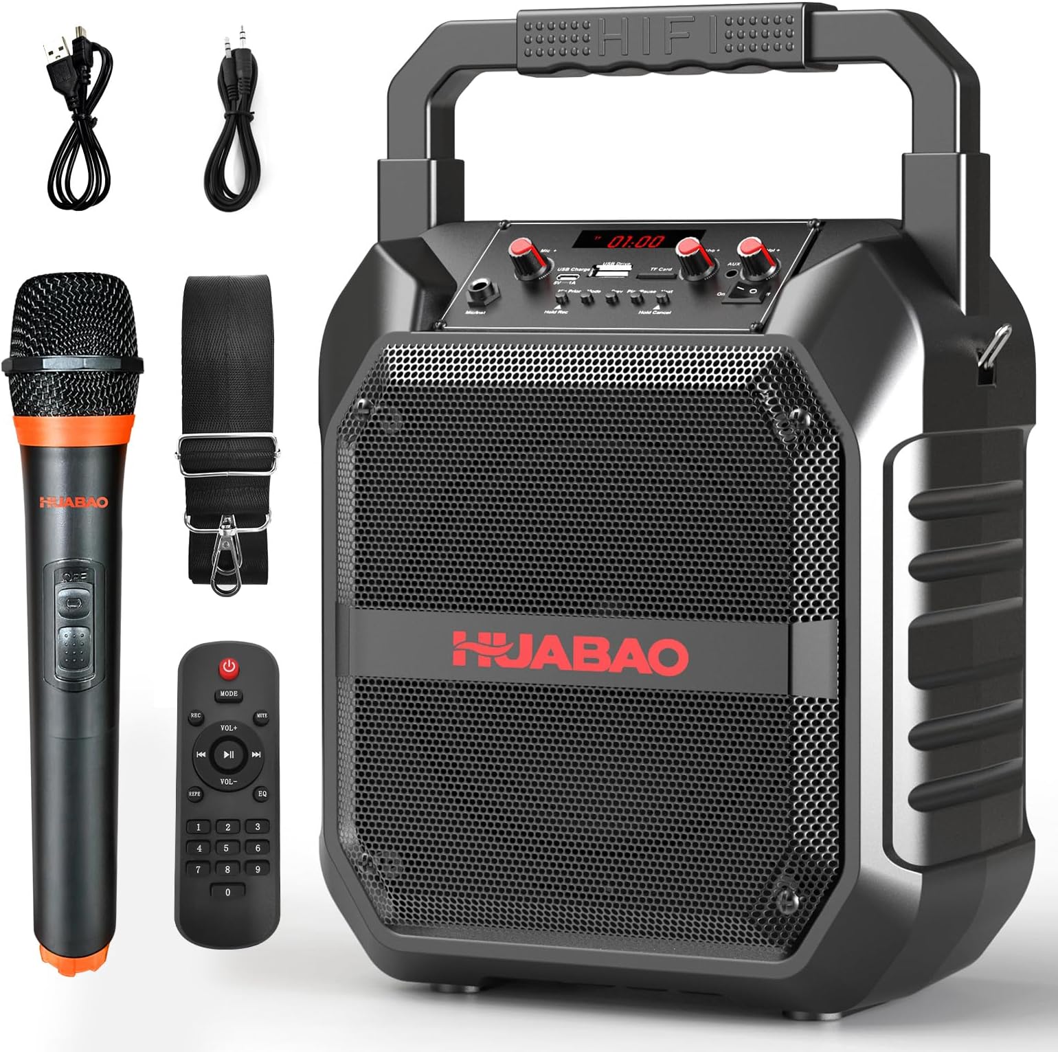 Amazon.com: Karaoke Machine for Adults & Kids,Bluetooth Karaoke Speaker ...