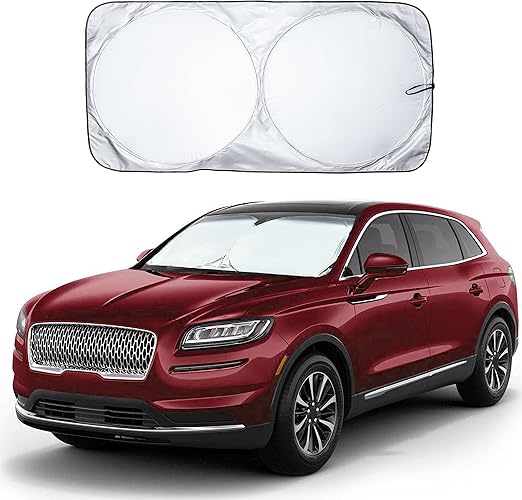 Amazon.com: EcoNour Foldable Sunshade for Car Windshield | Dashboard ...