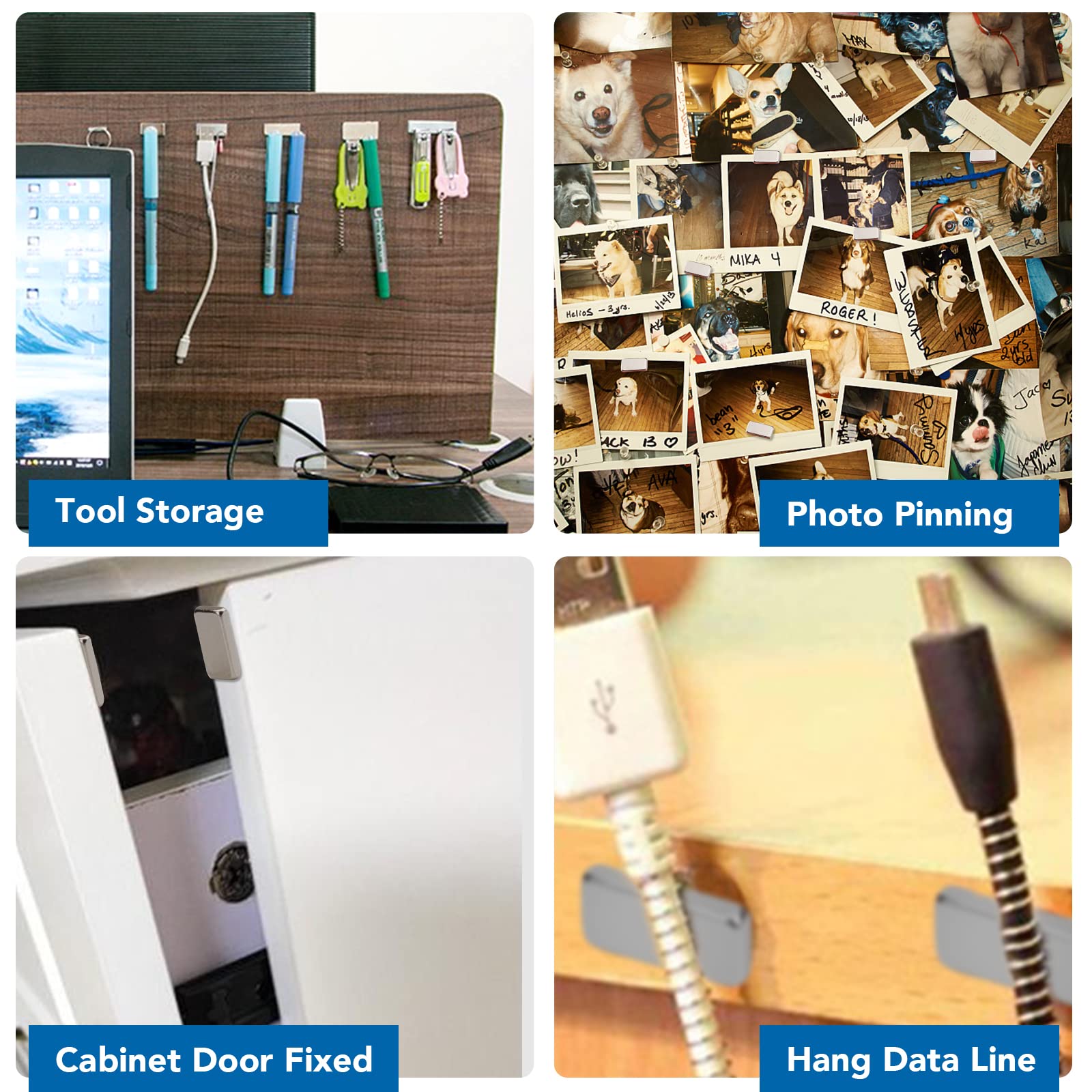 Snapklik.com : Strong Neodymium Magnets Bars, 70 Pcs Small Rare Earth ...