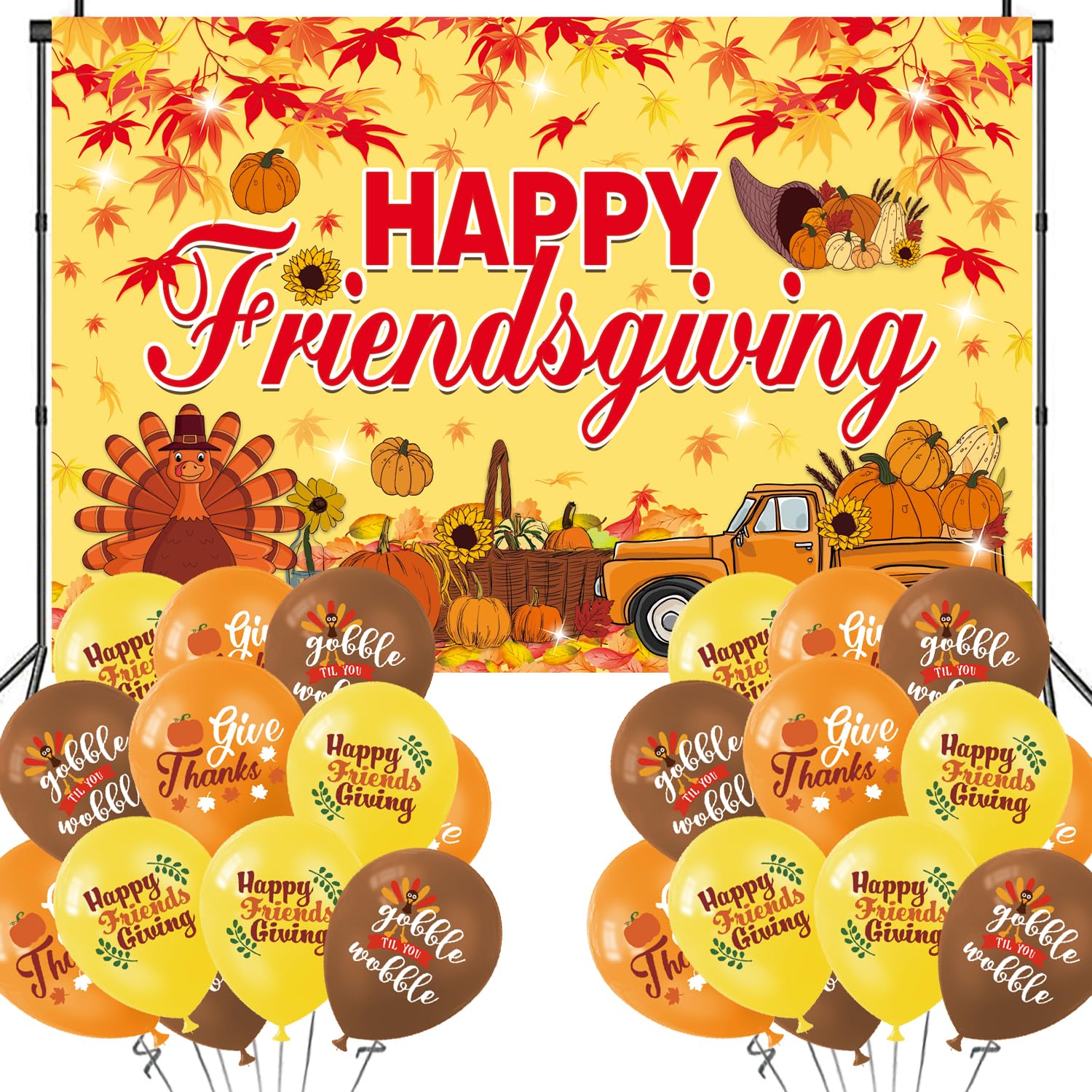 Amazon.com: Friendsgiving Party Decorations Friendsgiving Balloons ...