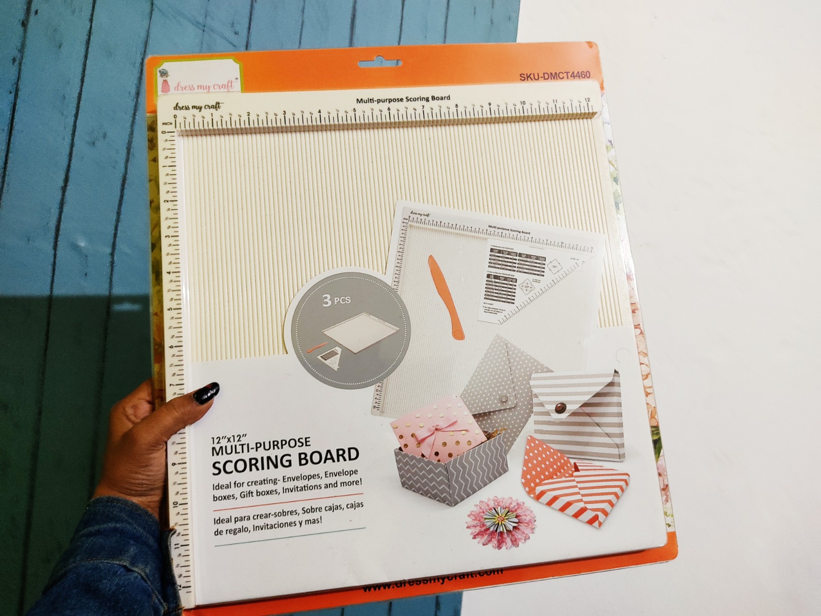 Dress My Craft Multi-Purpose Scoring Board (12 Inch x 12 Inch) : Amazon ...