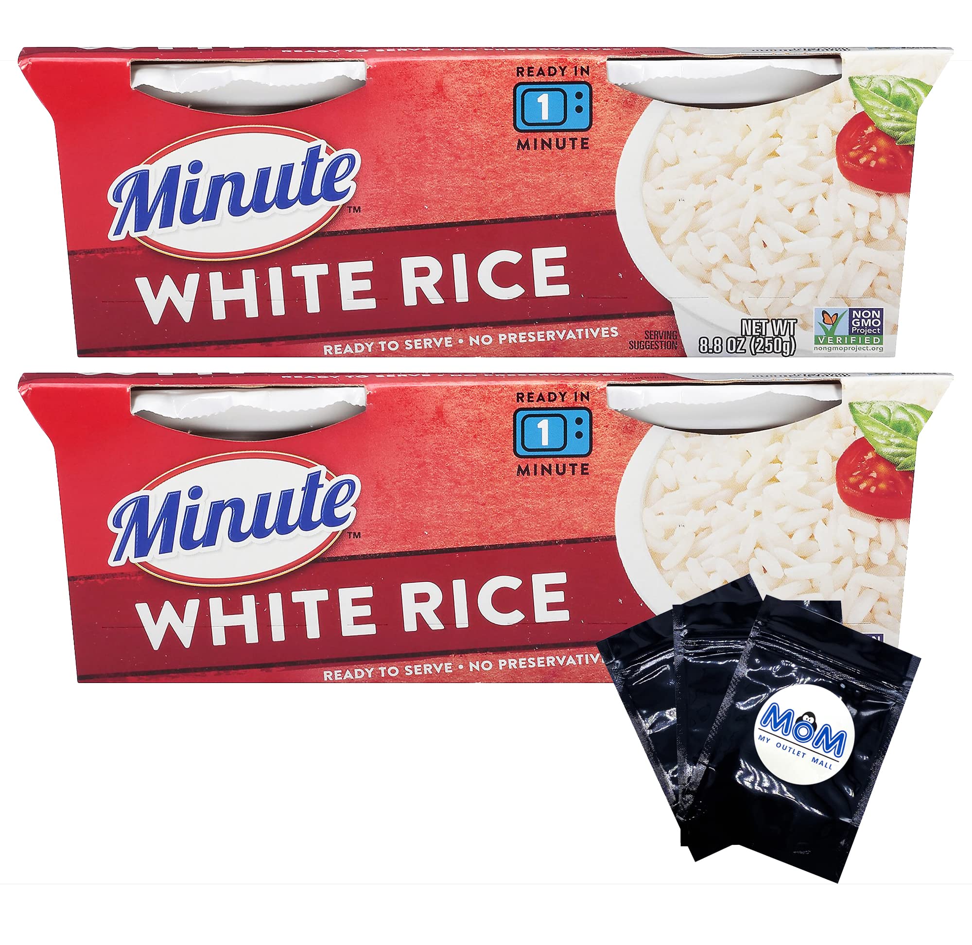 White Minute Rice Cups