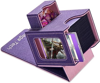 Amazon.com: Mage Tech Card Deck Box for MTG Commander - Patented Design ...