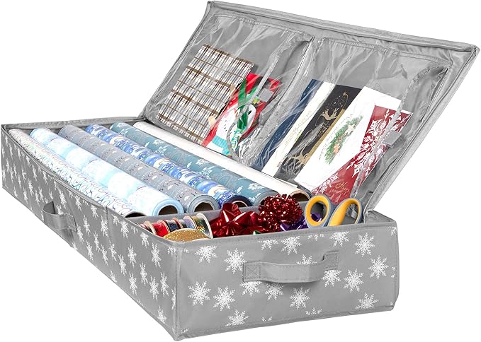 Amazon.com: Wrapping Paper Storage Container – Fits up to 27 Rolls 1 3/ ...