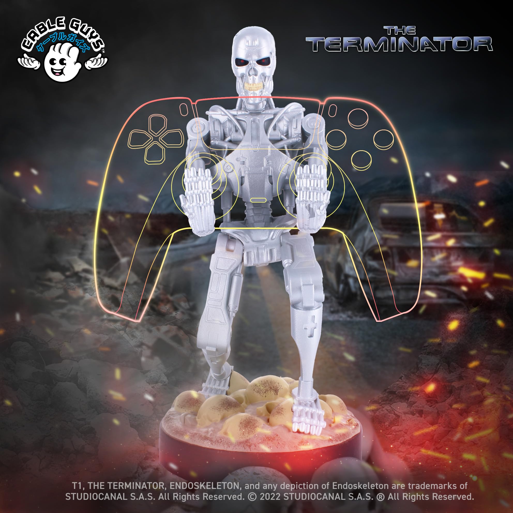 Snapklik.com : Terminator T800 Cableguy Controller And Phone Holder ...