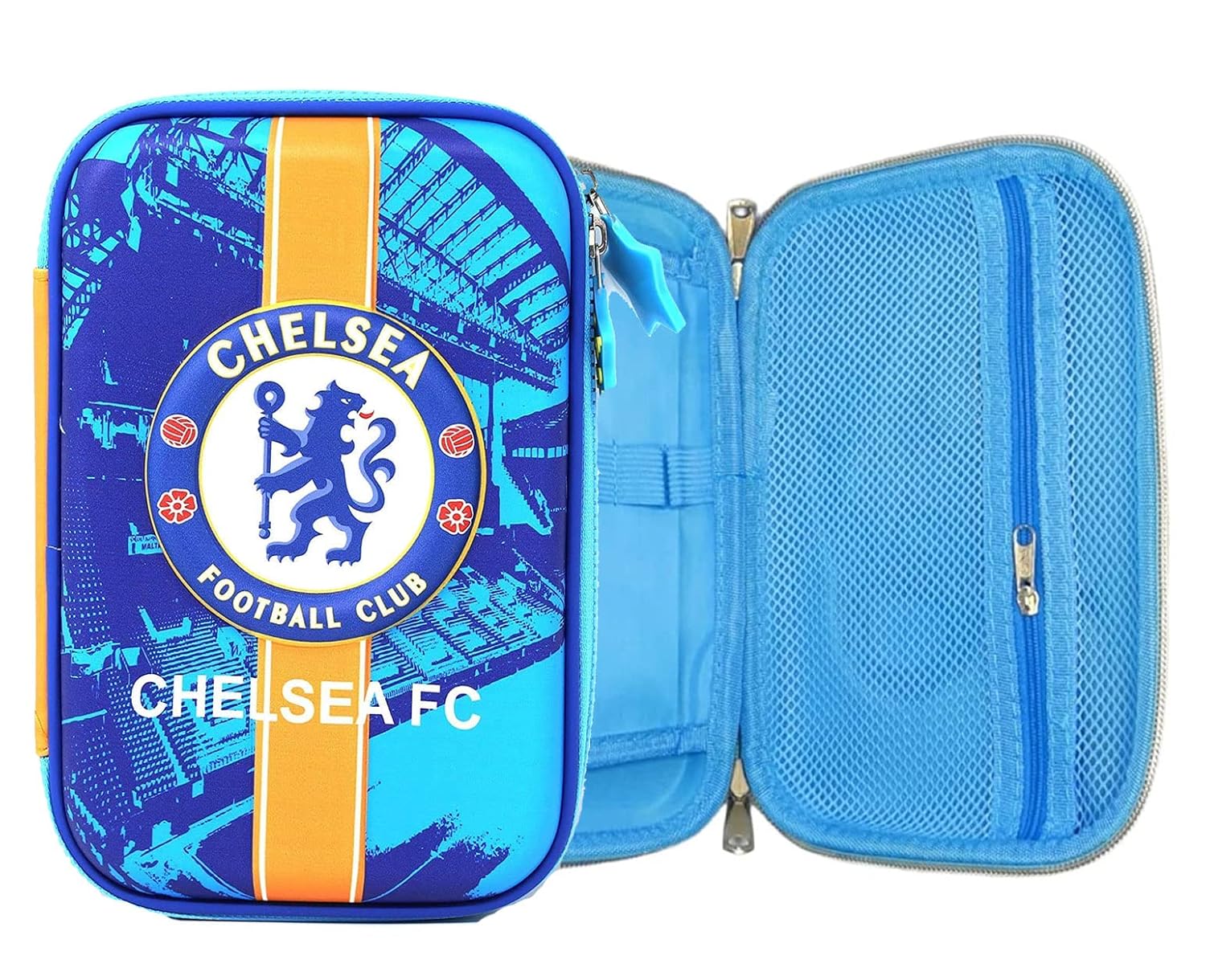KOBBET® Chelsea FC Theme 3D Big Pencil Case School Stationery Large ...