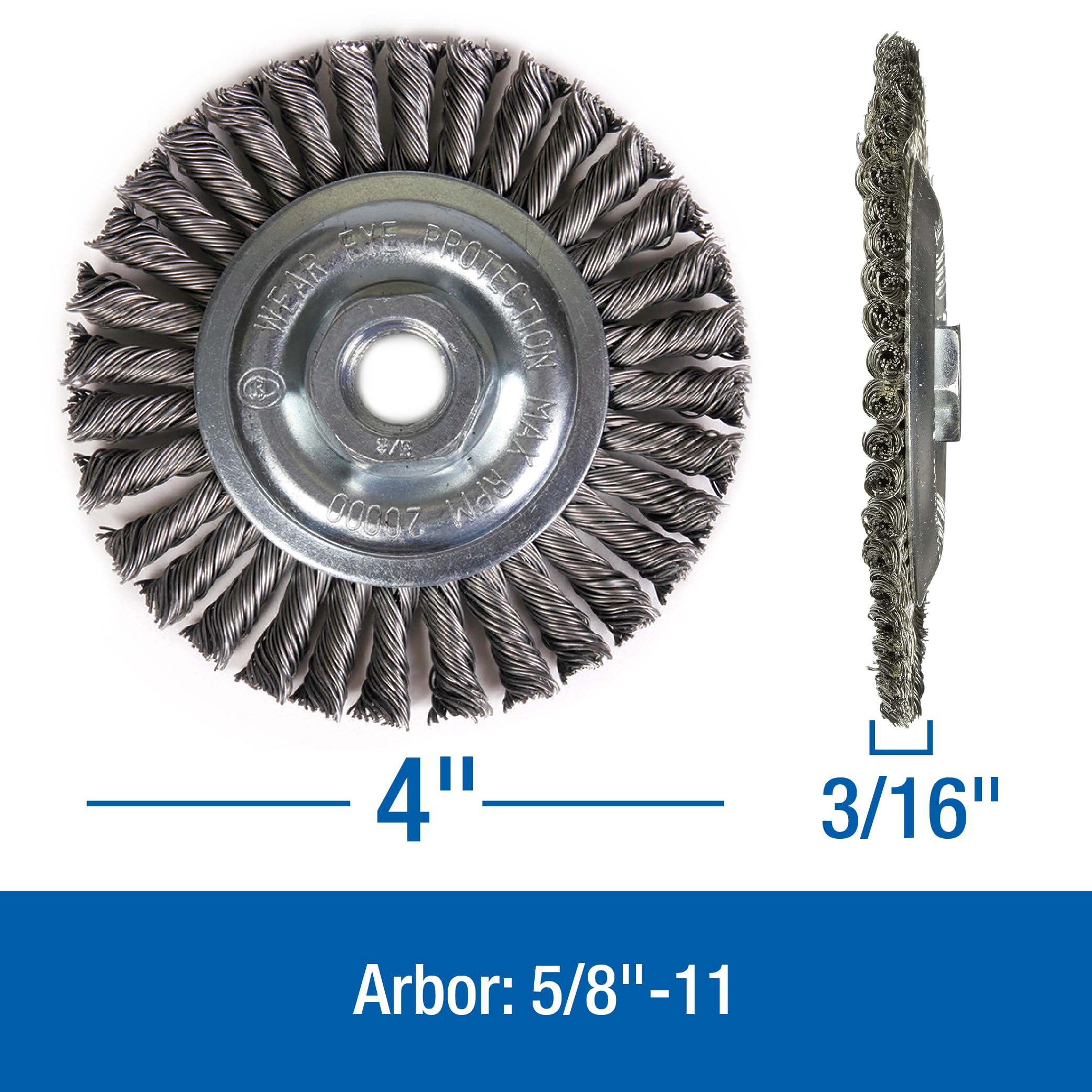 Snapklik.com : Mercer Industries 186011B - 4" X 3/16" X 5/8"-11 Premium ...