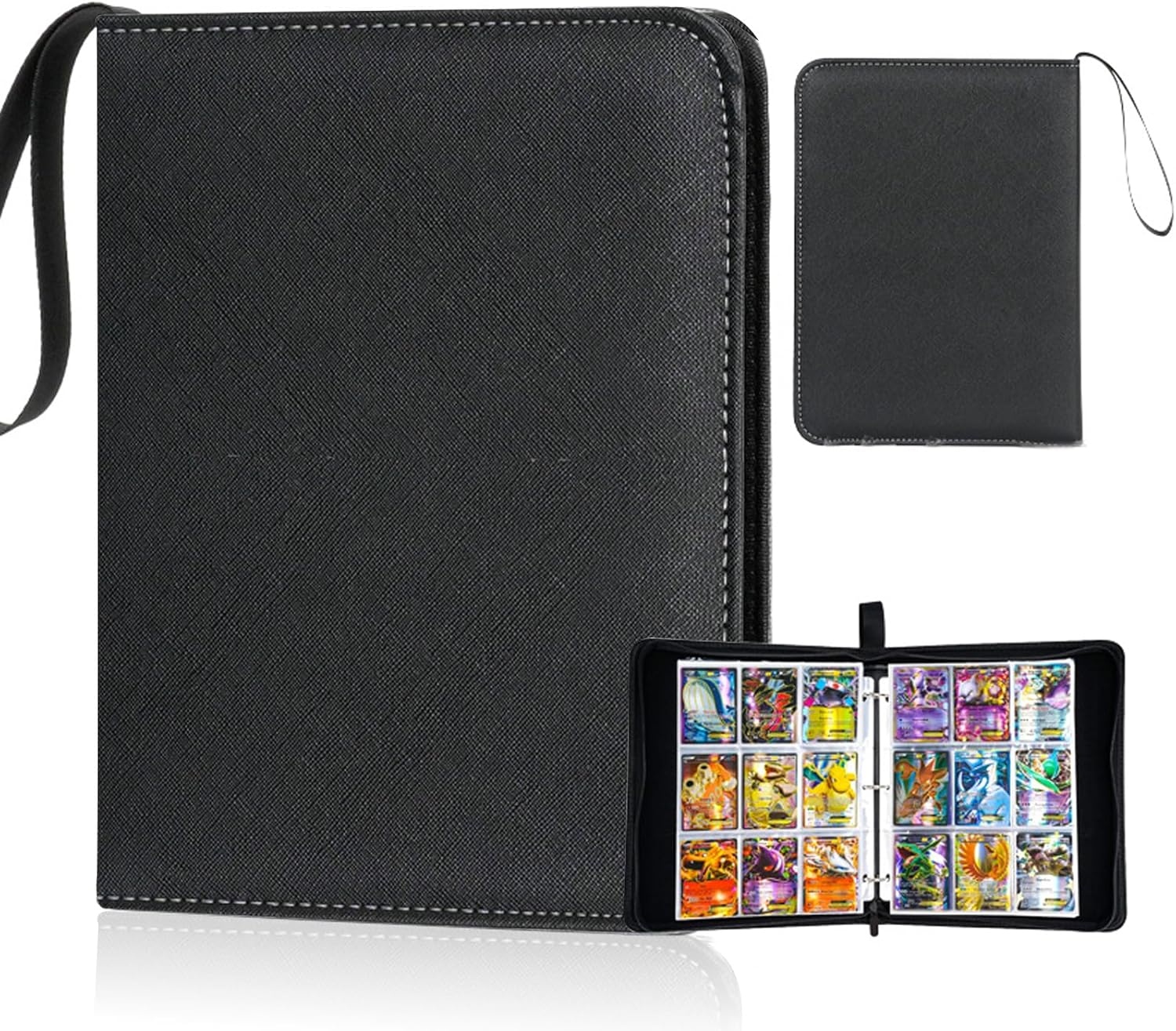 Trading Card Binder for Cards: 9 Pocket Binder, 900 Pockets Trading ...