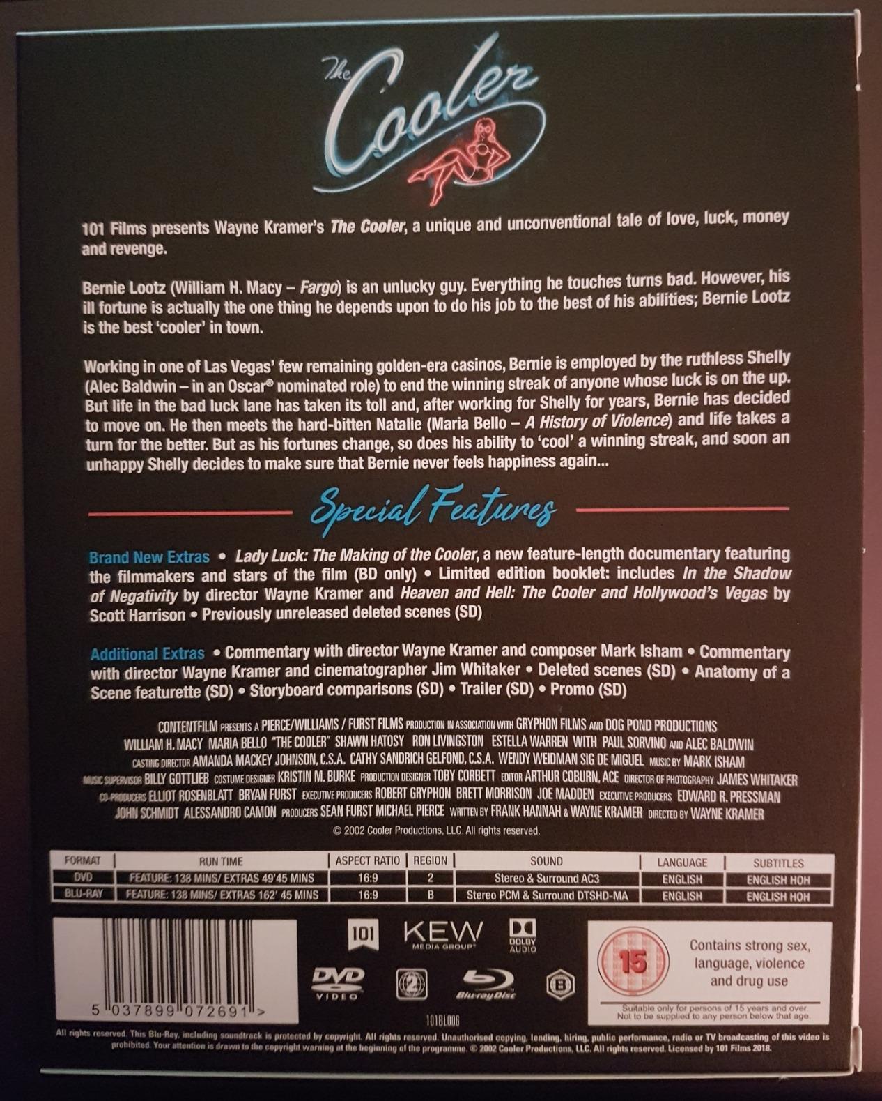 The Cooler [VHS] : William H. Macy, Alec Baldwin, Maria Bello, Shawn ...