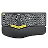 Amazon.com: X9 Performance Ergonomic Wireless Keyboard with Trackball ...