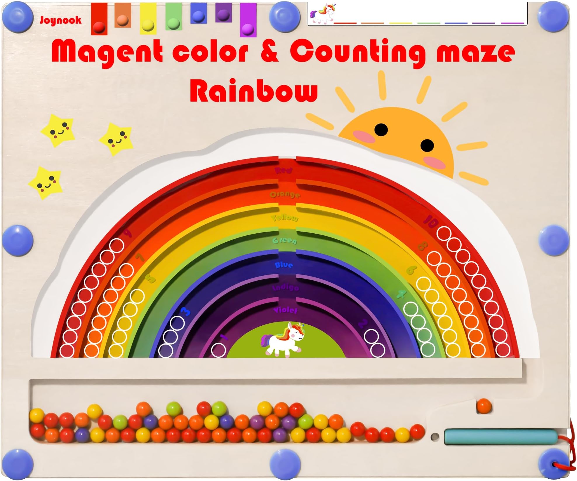 Amazon.com: Learning Resources Rainbow Sorting Set,37 Pieces, Ages 3 ...