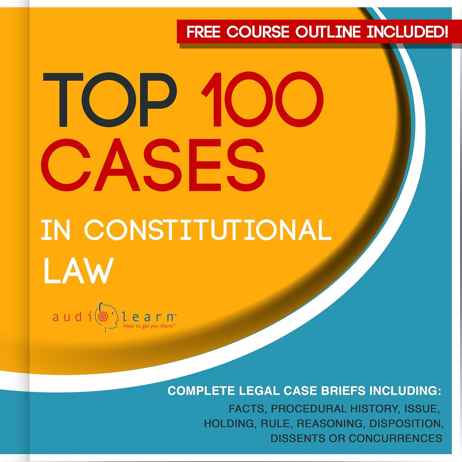Amazon.com: Top 100 Cases in Constitutional Law: Legal Briefs (Audible ...