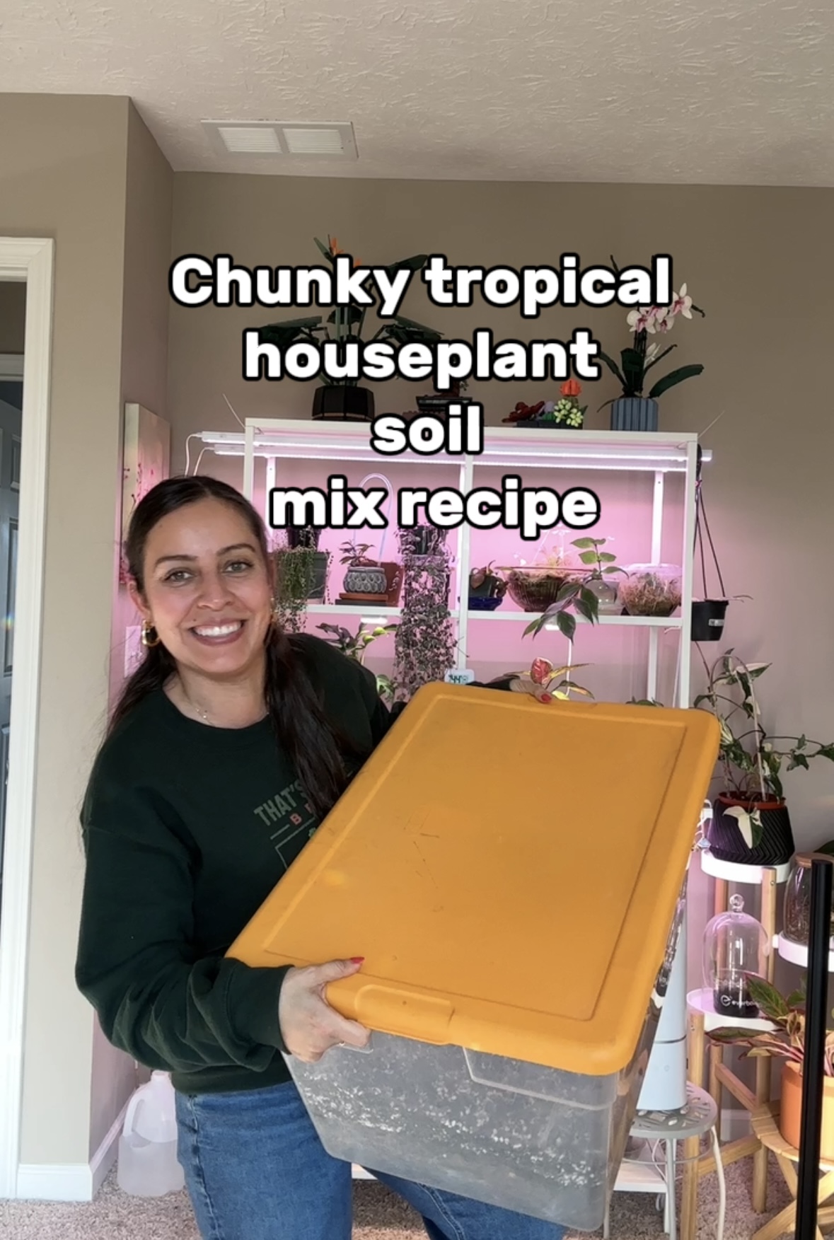 Watch My go to chunky soil mix for tropical houseplants on Amazon Live