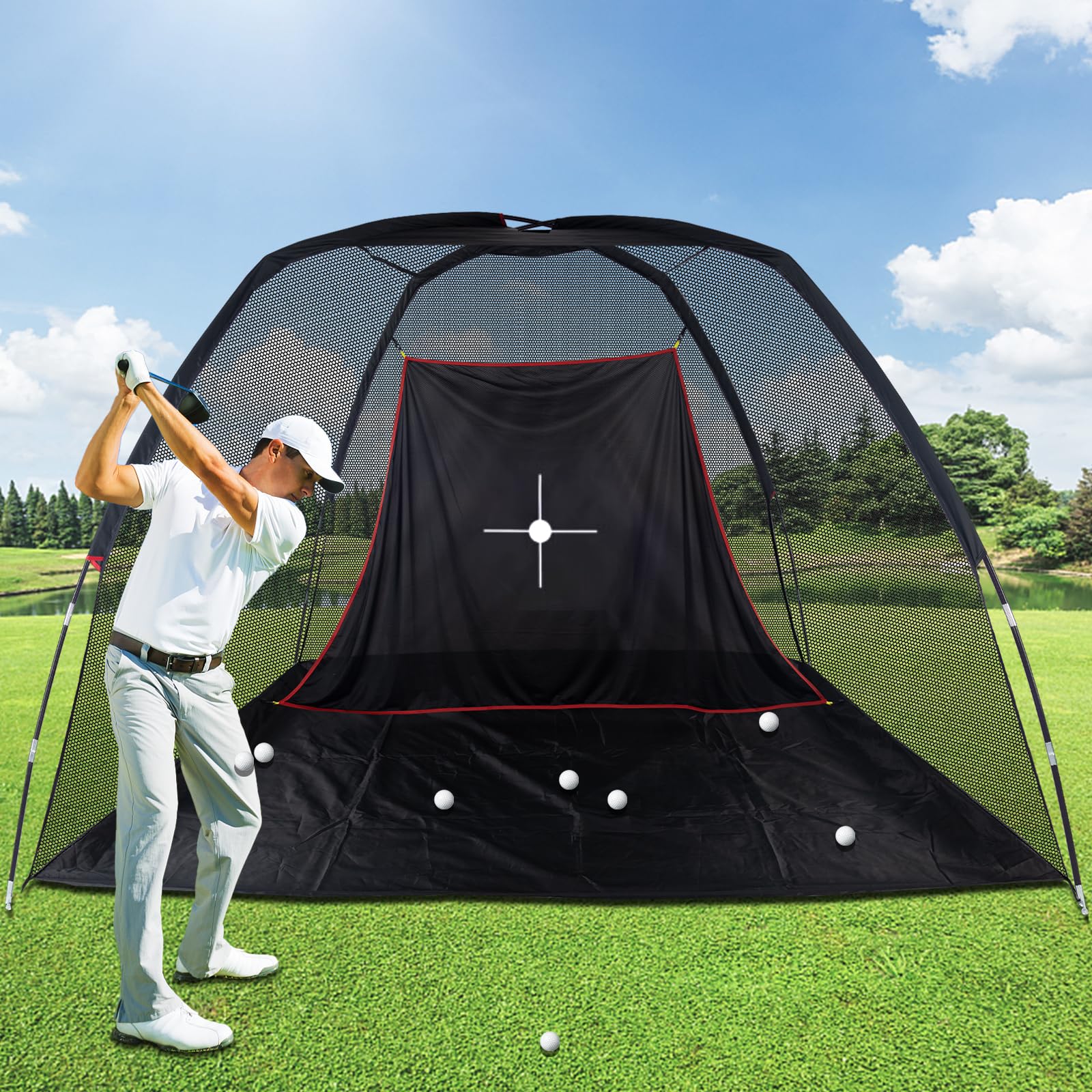 Amazon.com : Kapler Golf Hitting Driving Nets for Backyard 10x6FT ...