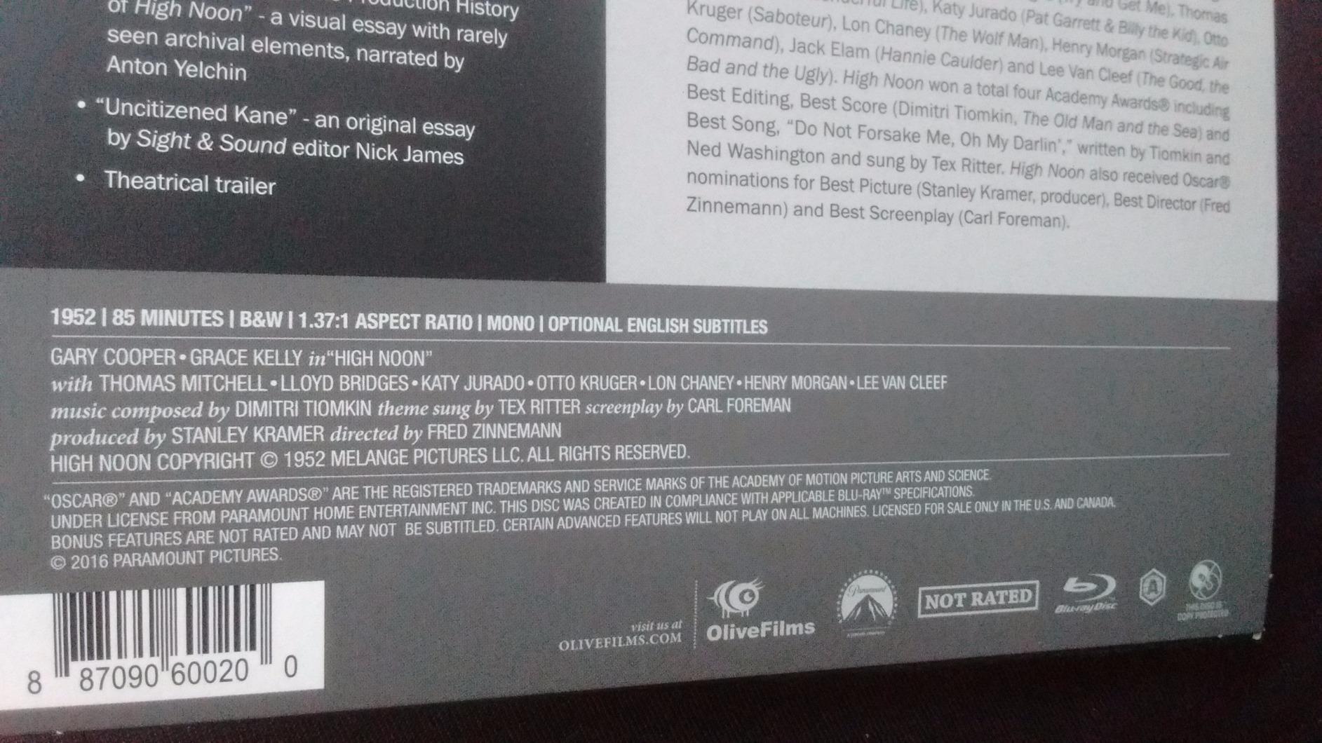 High Noon [VHS] : Gary Cooper, Grace Kelly, Lloyd Bridges, Thomas ...