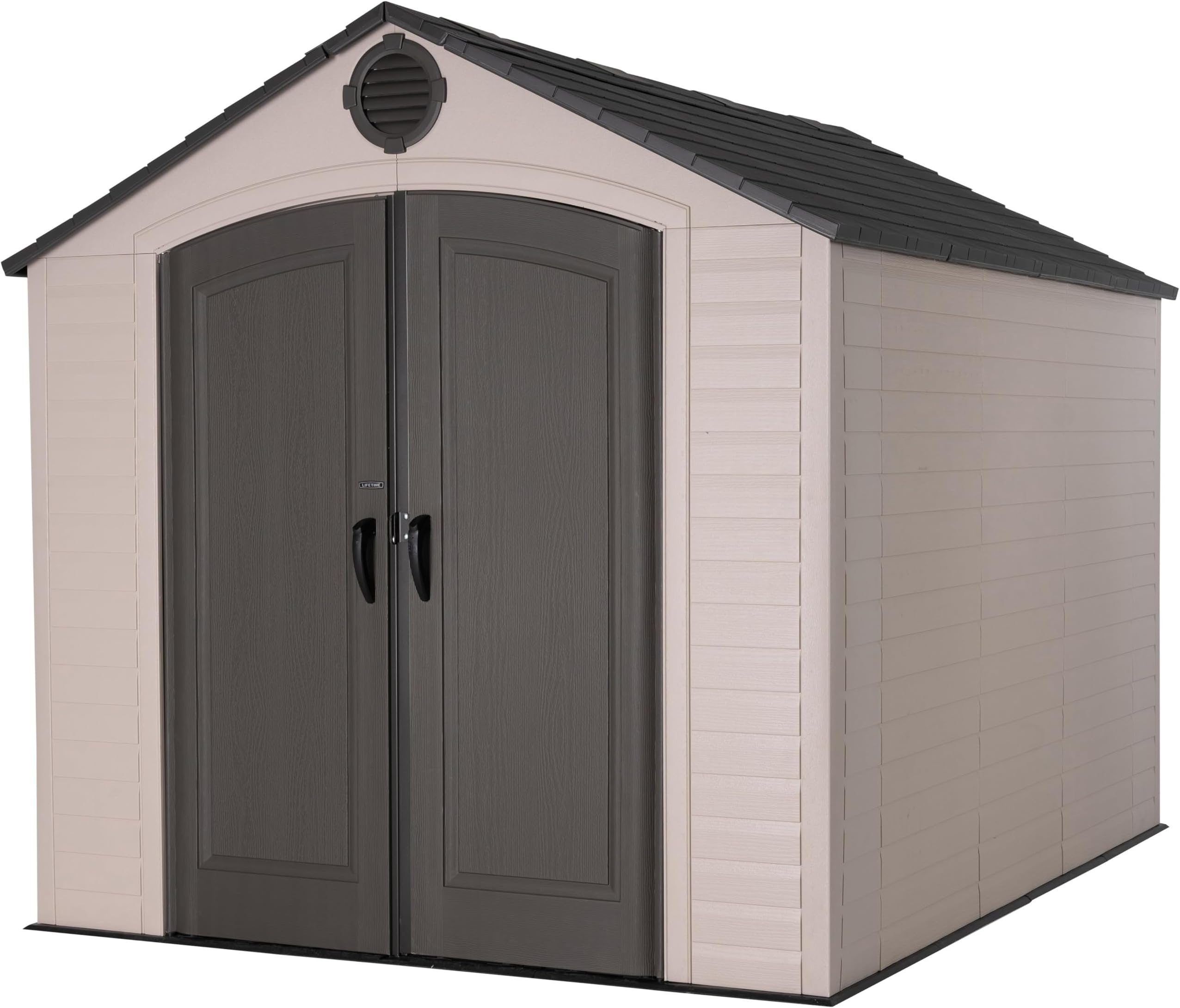 Amazon.com : Lifetime Outdoor Storage Shed, 8 x 12.5 Foot : Patio, Lawn ...