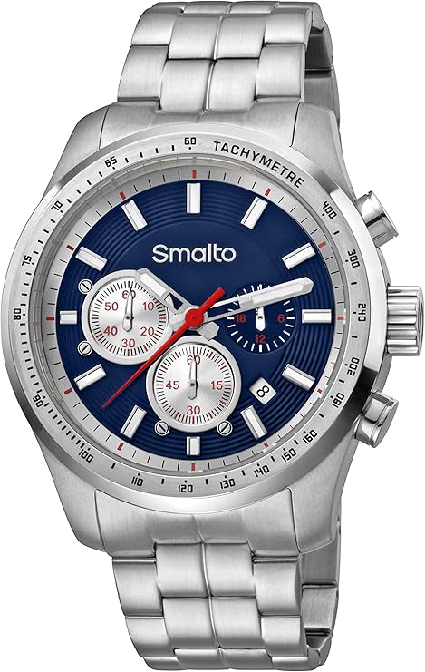 Smalto ST1G207M0074 Analogue Blue Dial Men's Wrist Watch: Buy Online at ...