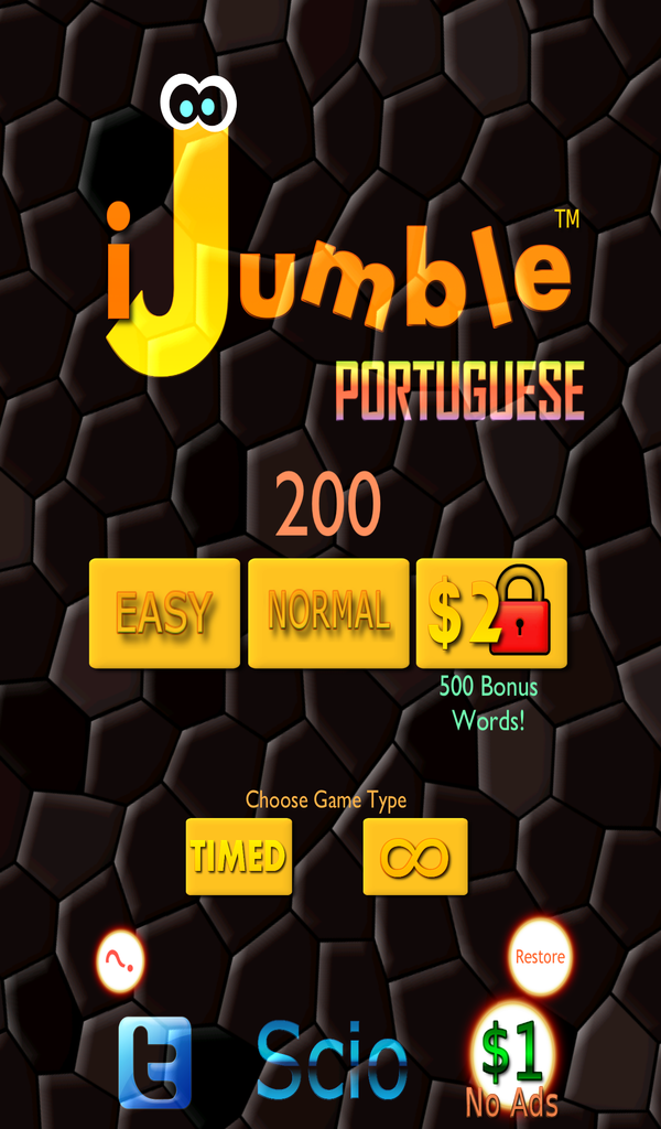 iJumble - Portuguese Language Vocabulary and Spelling Word Game - App ...