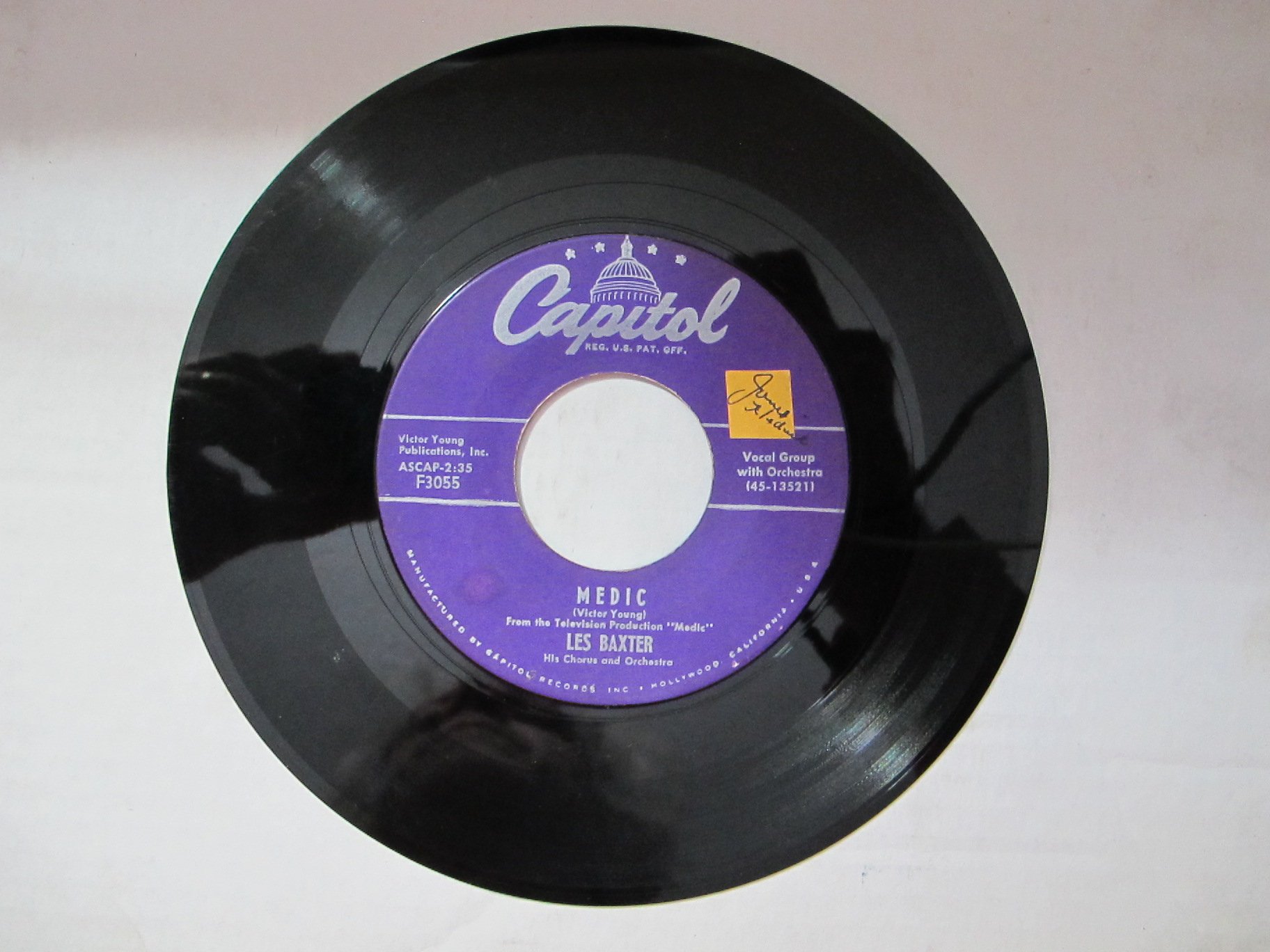 Amazon.com: Unchained Melody / Medic - Lex Baxter [45 RPM Vinyl]: CDs ...