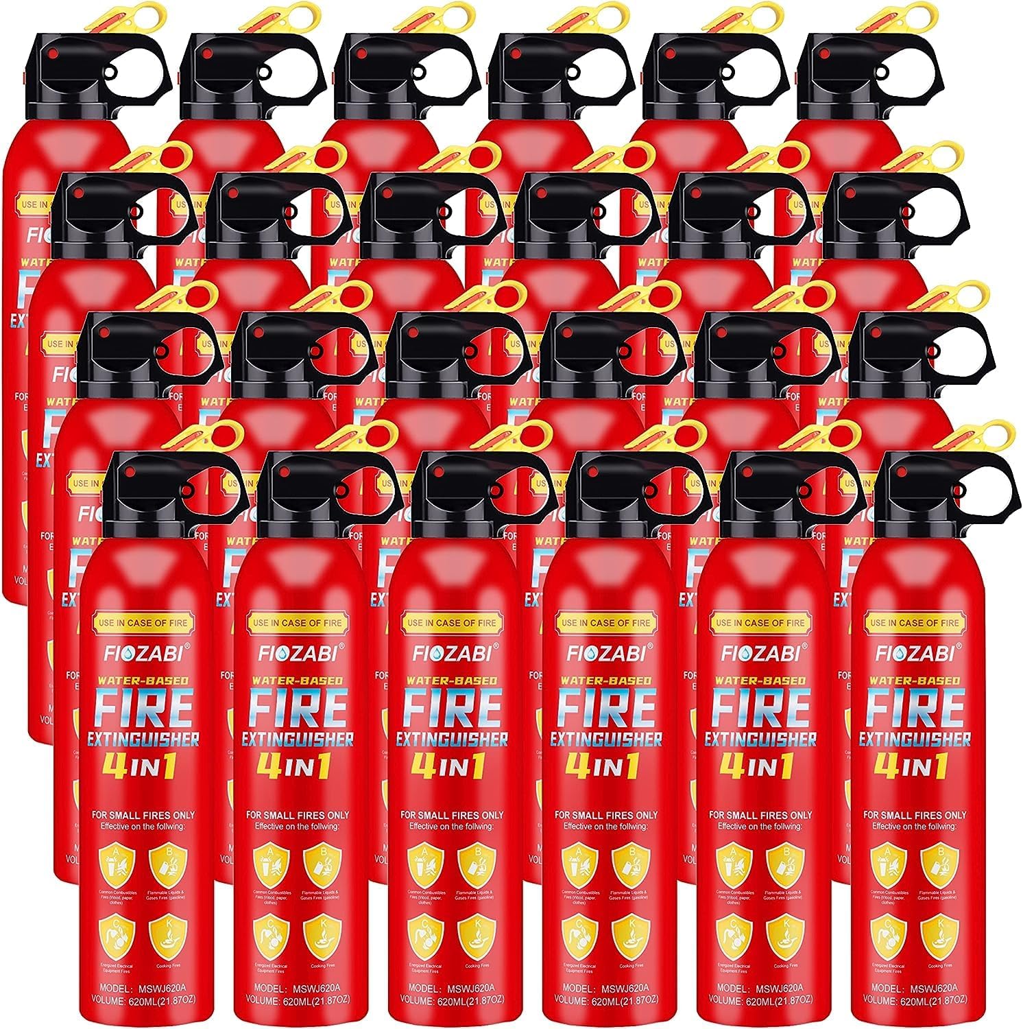 FIOZABI Portable Fire Extinguisher Spray With Bracket Can Prevent Re ...