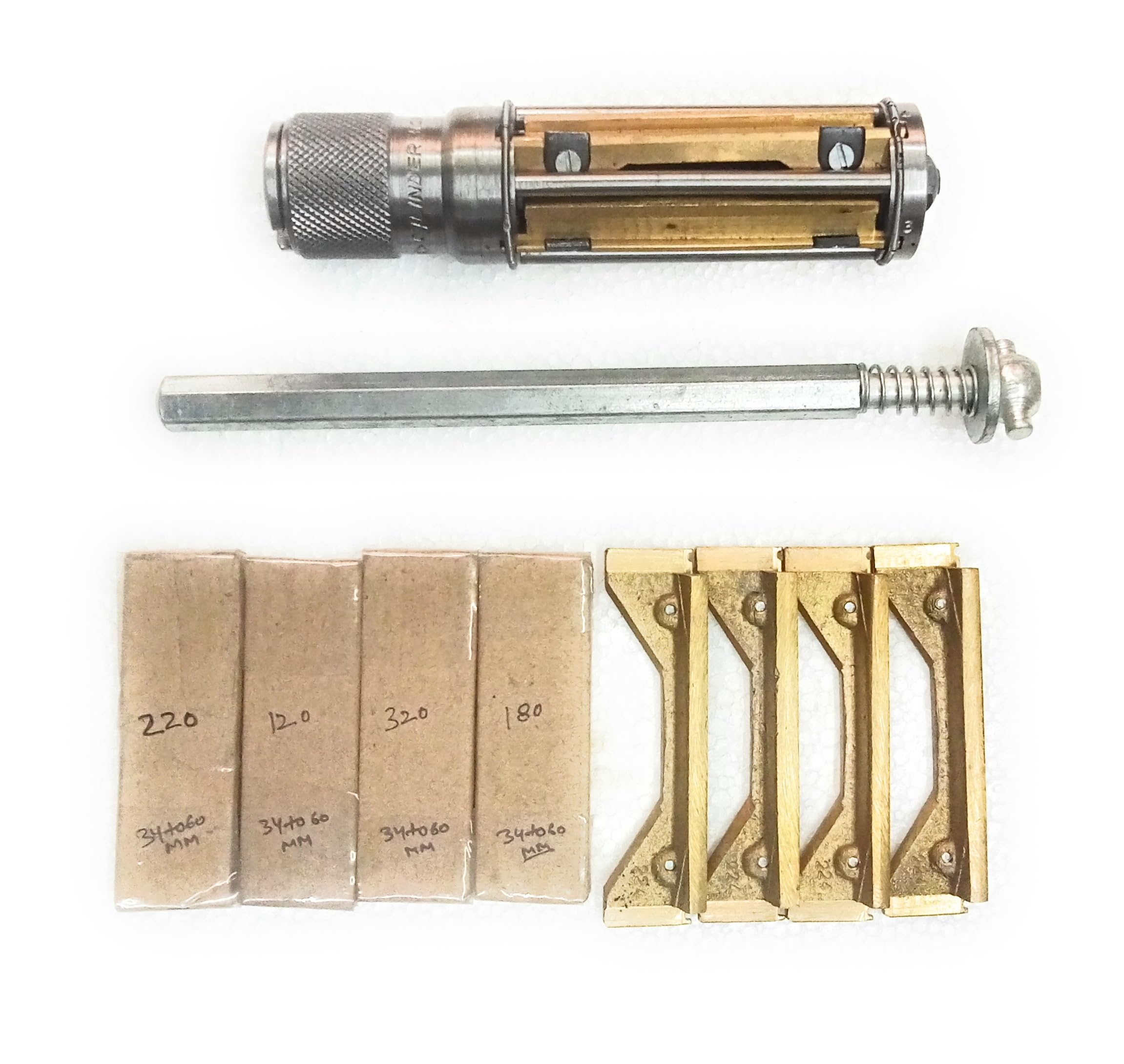 NEW CYLINDER ENGINE HONE KIT 34mm To 60 Mm Honing Machine + 4 Set ...