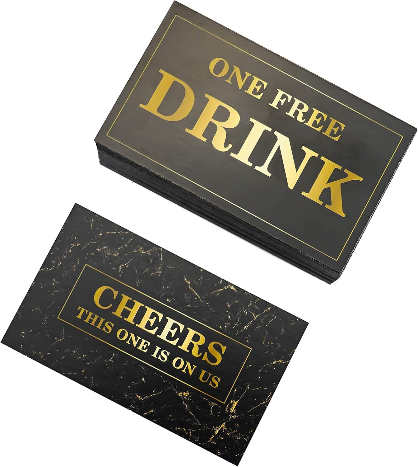 ABC Gift Shop Black Drink Token, Drink Tokens, Drink Tickets, Wedding ...