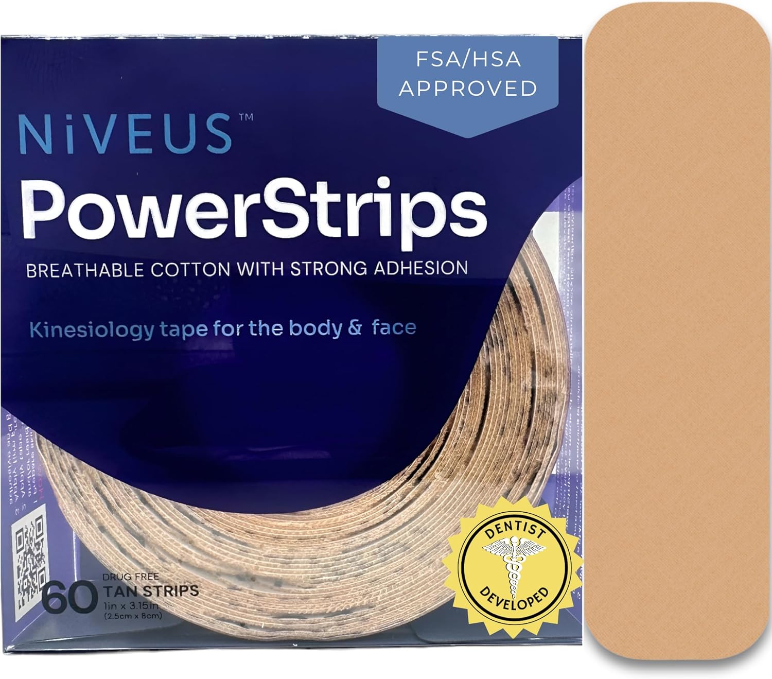 Amazon.com: Niveus Power Strips | Dentist Developed Therapeutic Tape ...