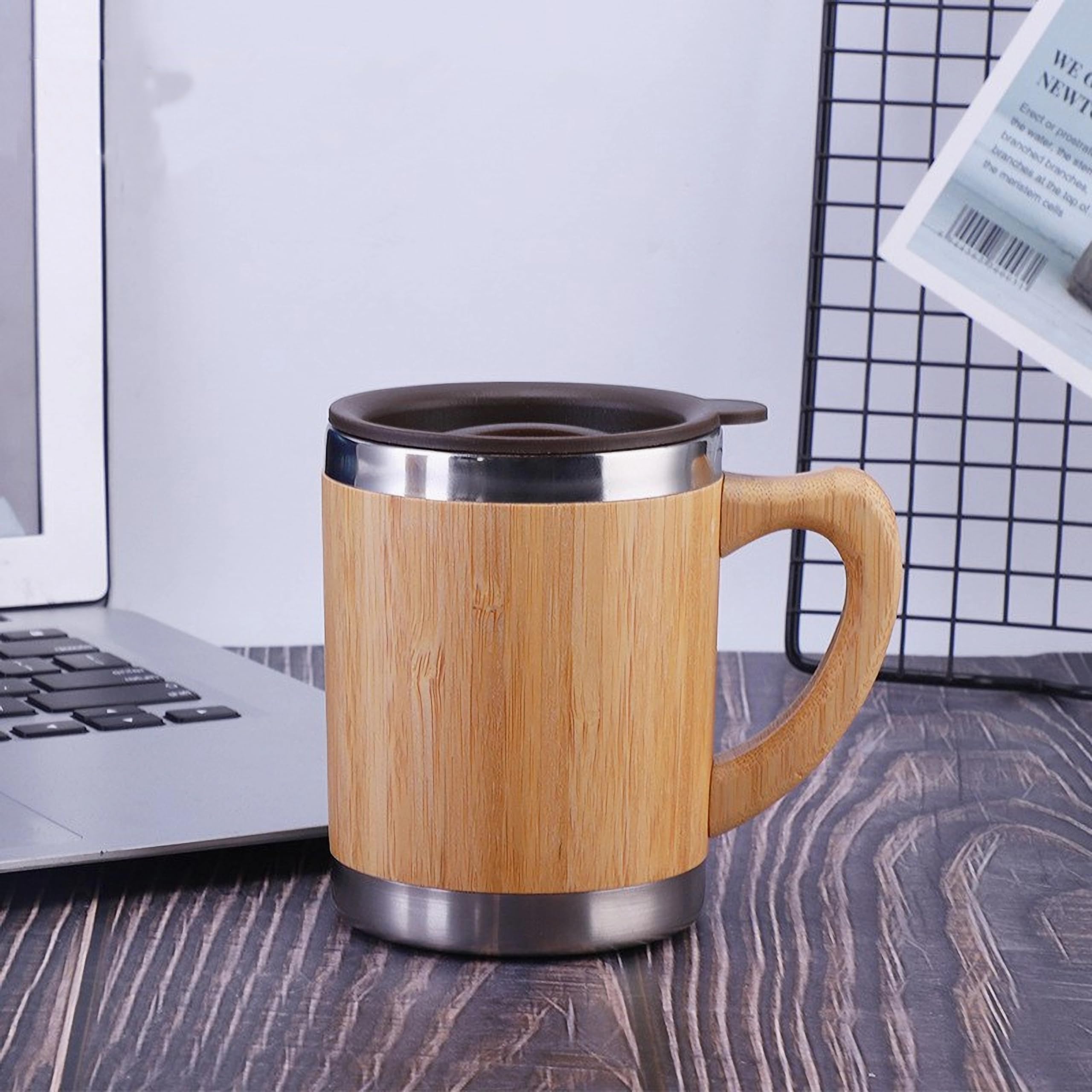 Amazon | IOLOYU マグカップ 蓋付きマグカップ 300ml 保温 コップ ステンレスマグ 真空断熱 ステンレスマグカップ 蓋付きコップ 保温 コーヒーカップ 蓋つき 竹貝カップ ...