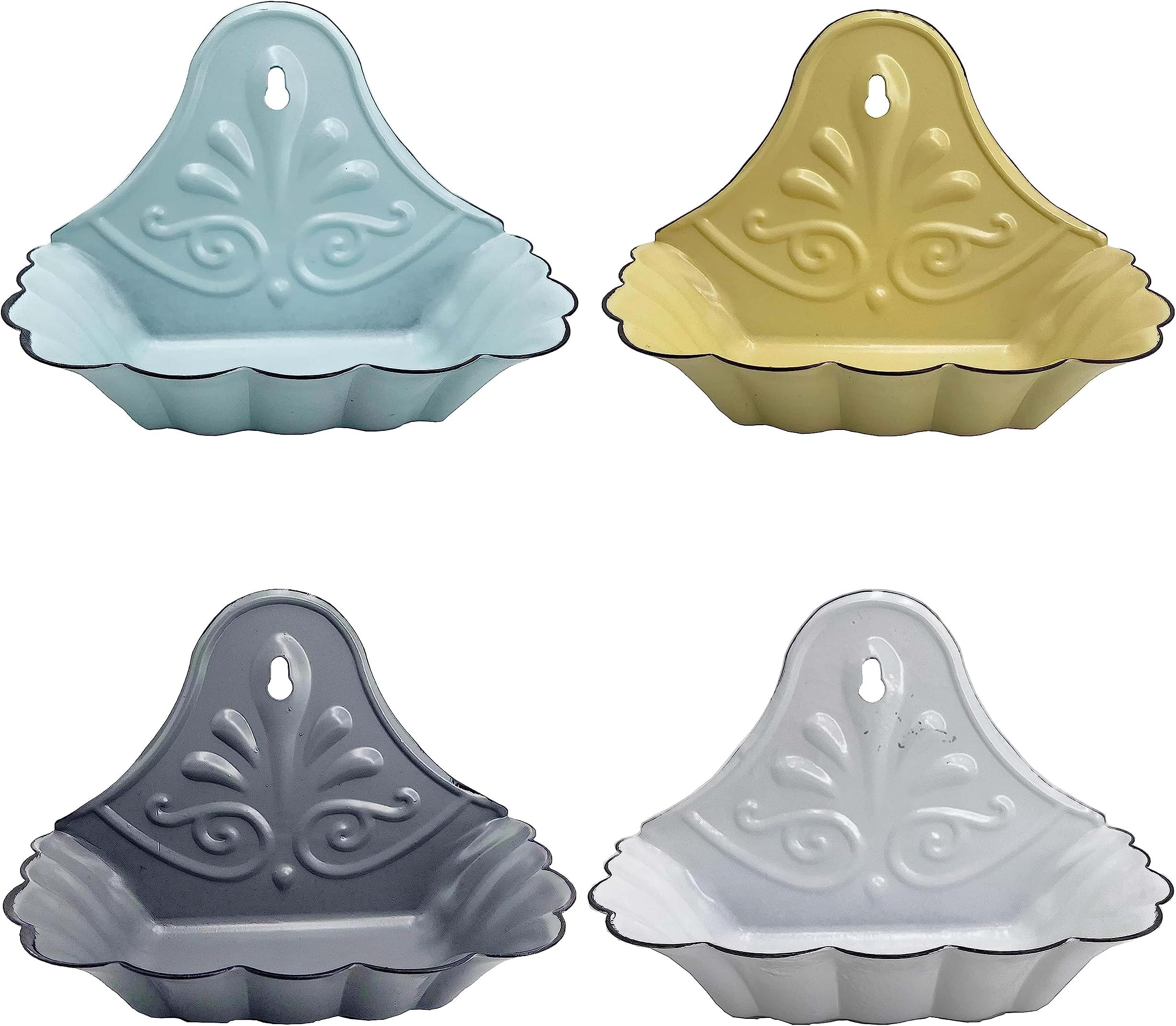 Amazon.com: C&W Vintage Enamelware Small Soaps Dish Basin Pour Le Bain ...