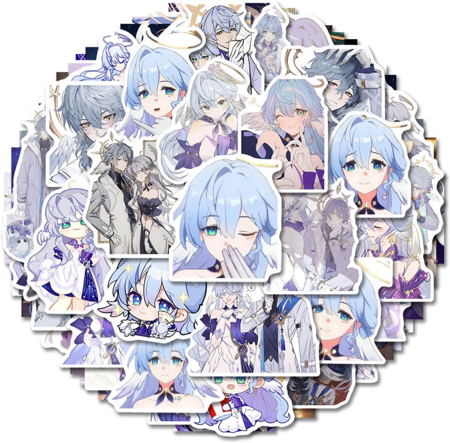Amazon.com: Honkai: Star Rail Role Stickers Sunday Robin Waterproof ...