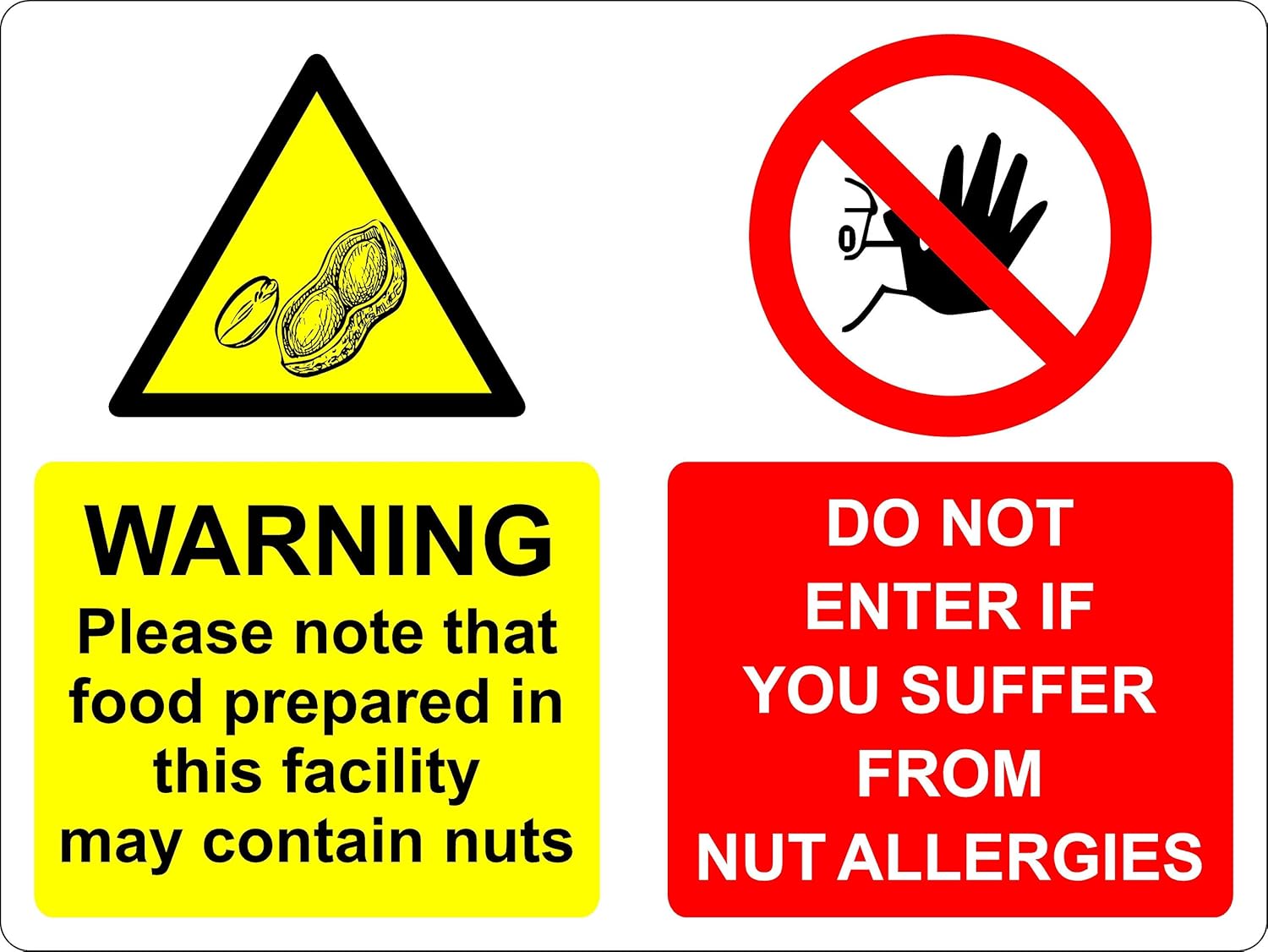 Warning please note that food prepared in this facility may contain ...