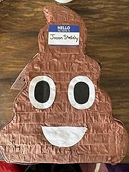 Amazon.com: Poop Emoji Emoticon Pinata for Birthday Party and Event Use ...