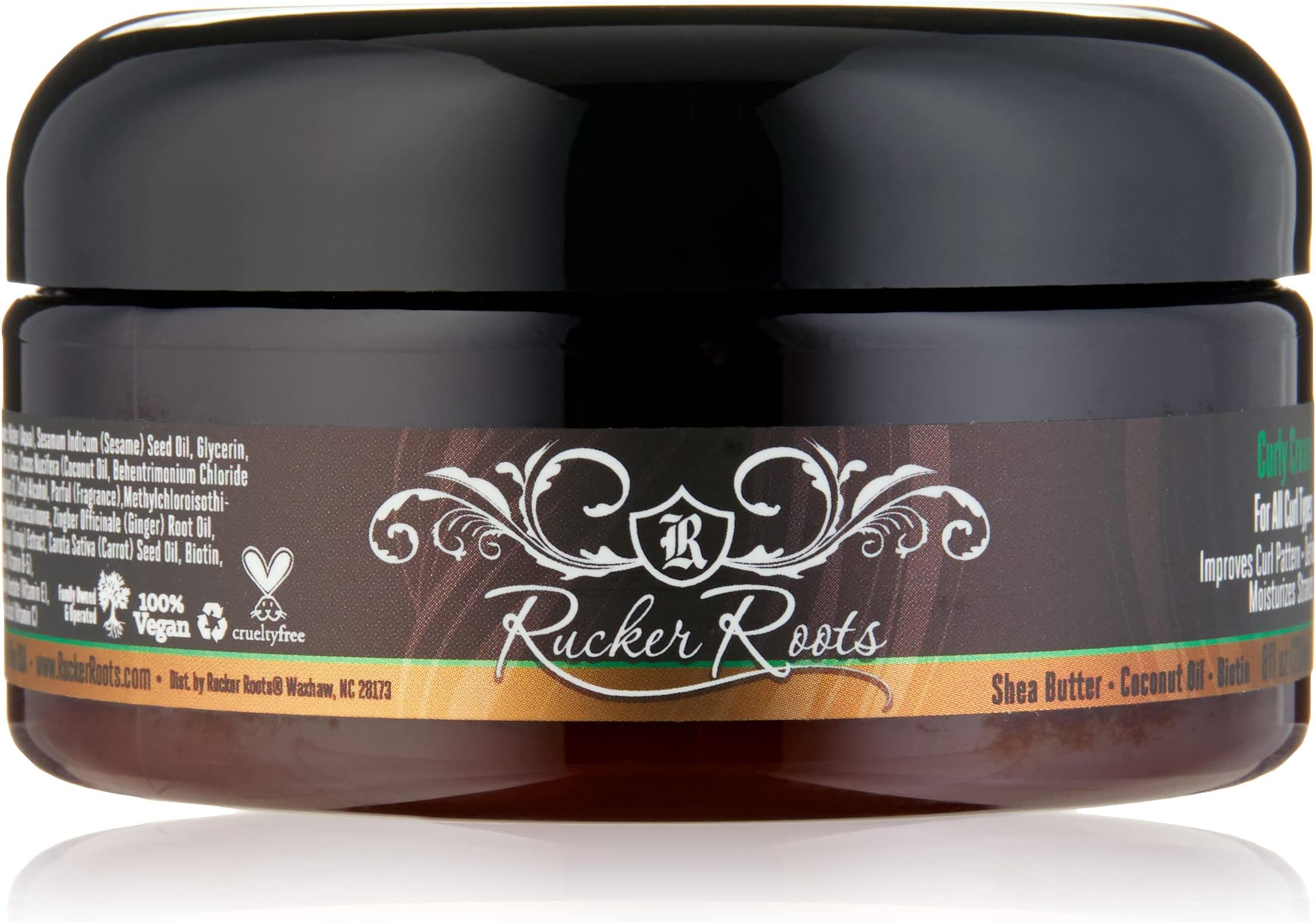 Amazon.com: Rucker Roots GTC Curly Cream |Moisturizes Strands| Improves ...