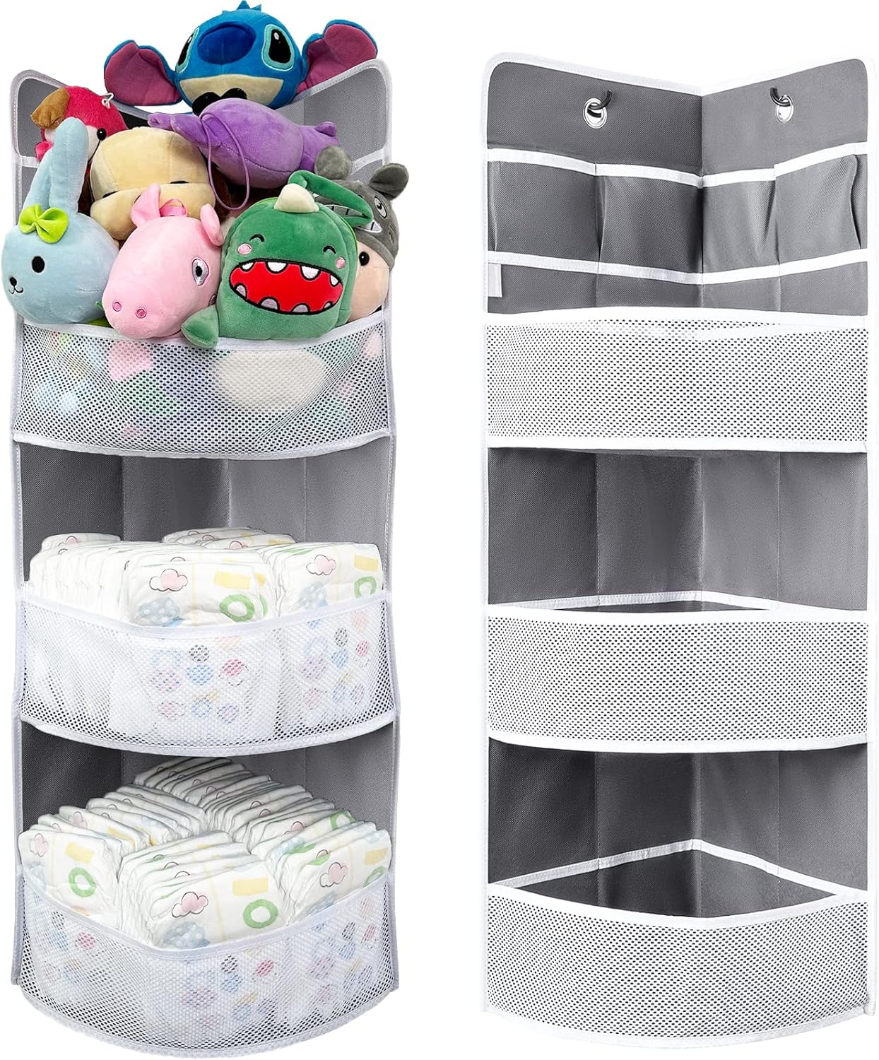 Amazon.com: Ofiray-home Soft Corner Shelf | Safe Hanging Organizer ...
