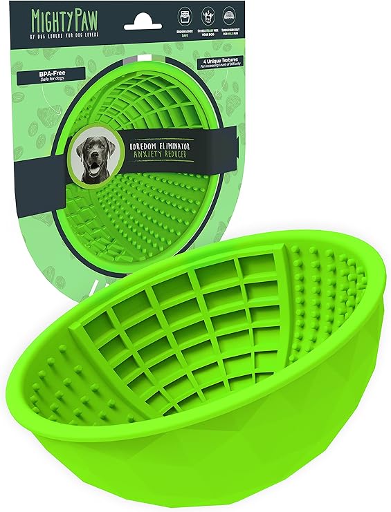 Mighty Paw Dog Lick Bowl | Interactive Slow Feeder & Dog Licky Mat ...