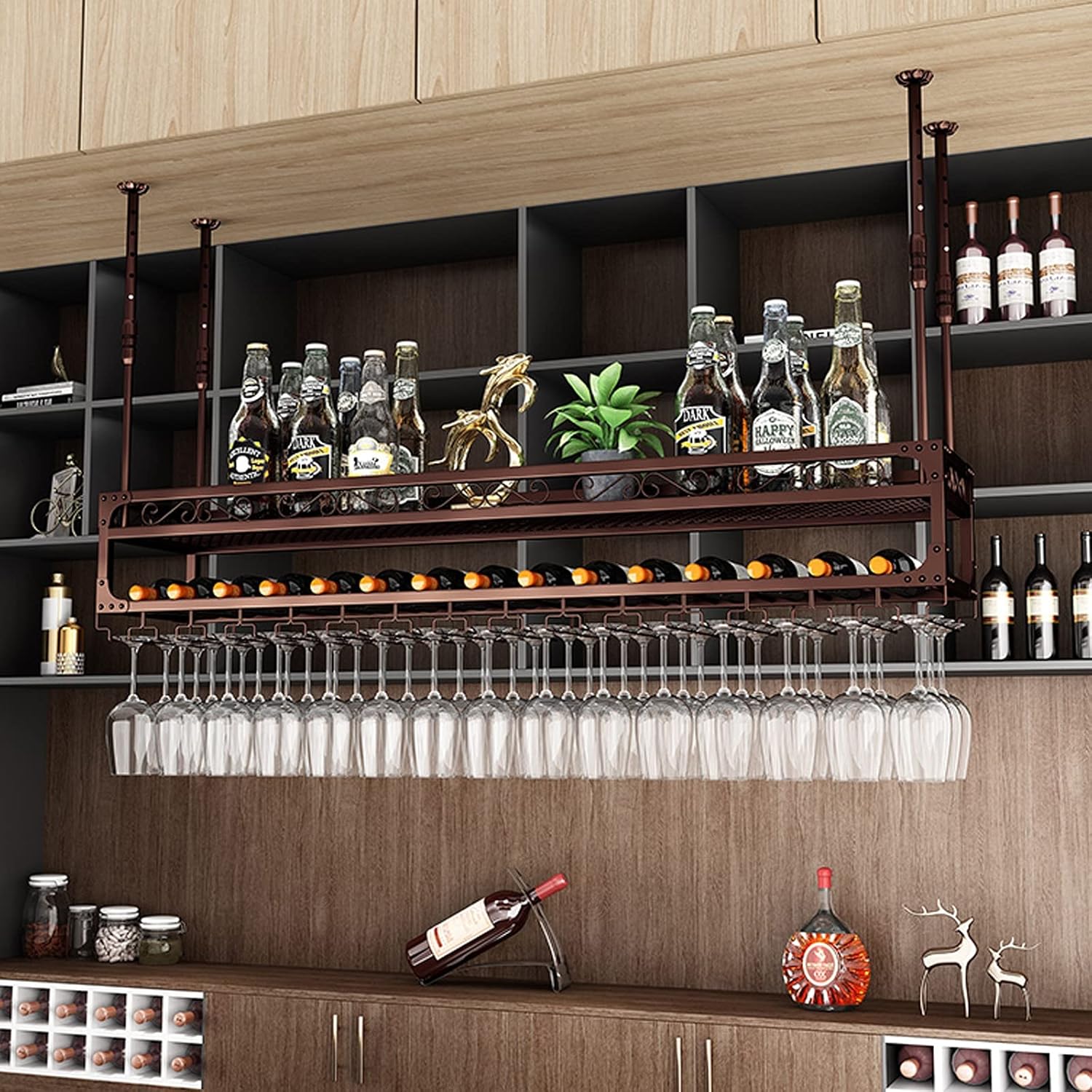 Wine Rack Wine Racks, Display Racks, Creative Bar Counters, Wine Holder ...