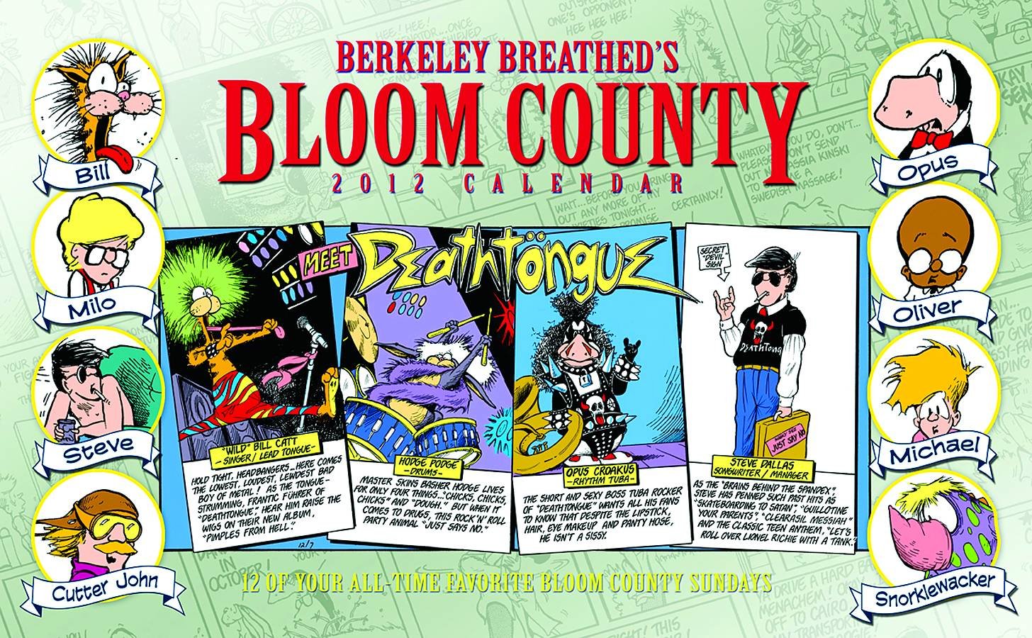 Berkeley Breathed's Bloom County 2012 Calendar: Breathed, Berke ...