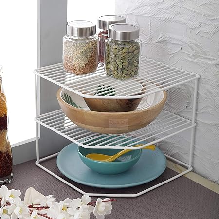 Decorlay 3-Tier Kitchen Accessories Items Rack, Space Saving Kitchen ...