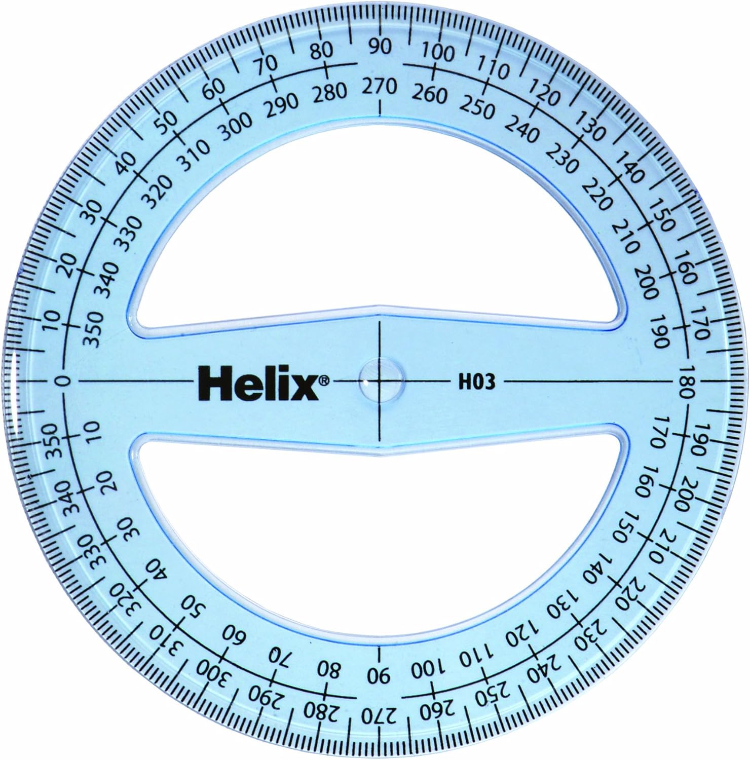 Amazon.com : Helix 10cm 360 Degree Protractor (Box of 50) : Office Products