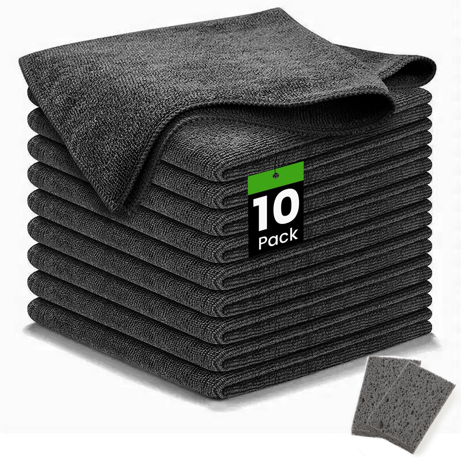 RUISTLI 10 PCS-Trapos de Cocina-Microfibra 25*25CM,Trapos de Limpieza ...