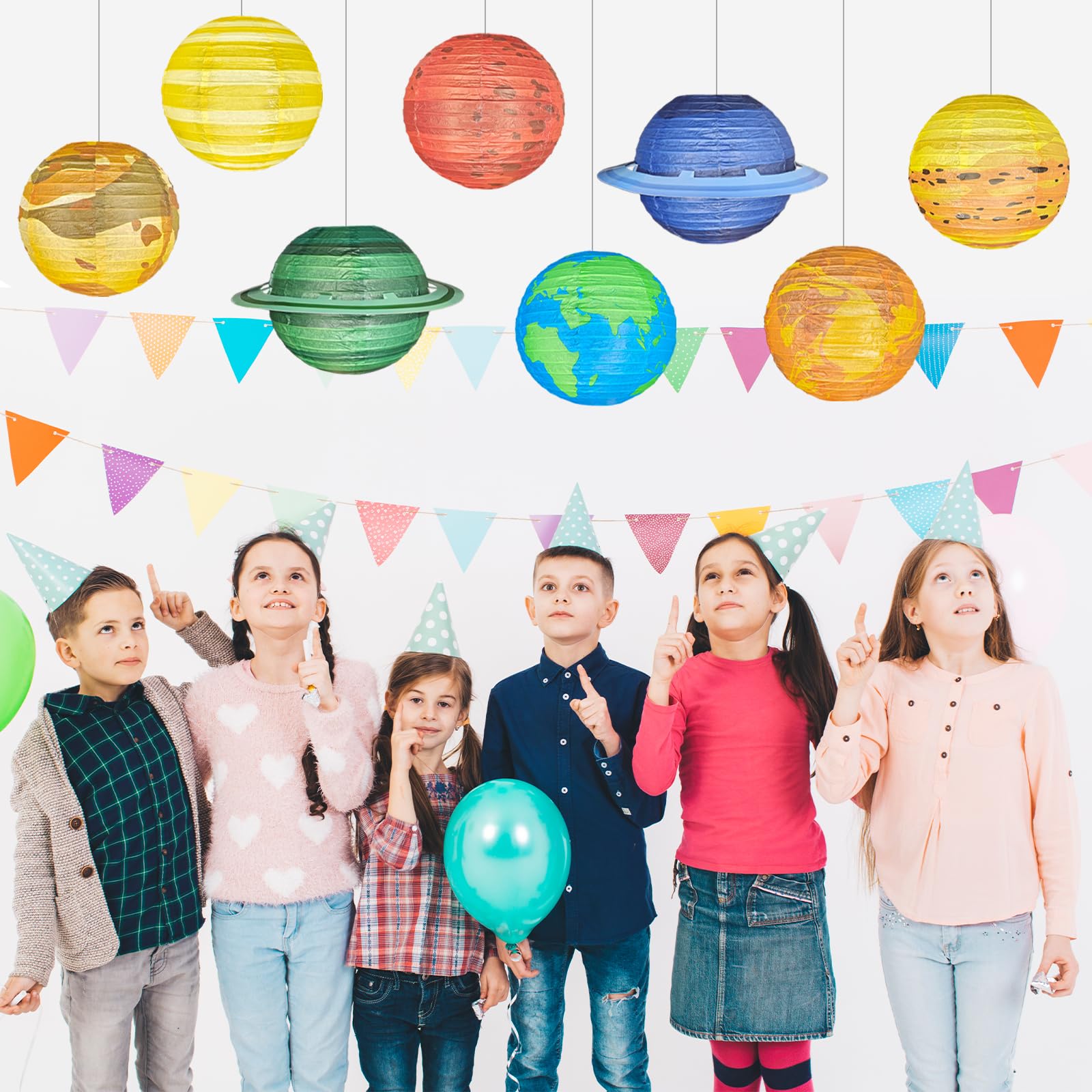 Snapklik.com : 8 Planet Paper Lanterns 10 Inch Solar System Planet ...