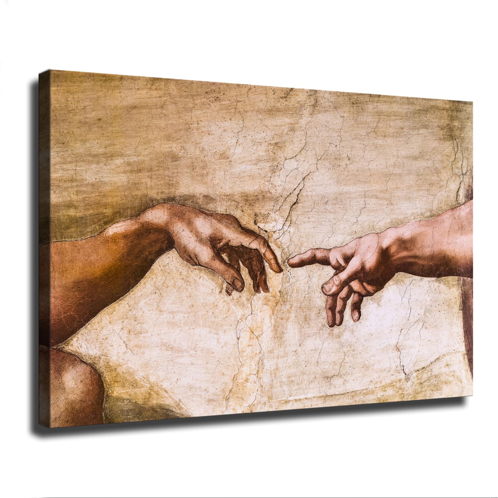 Michelangelo Sistine Chapel Hand Of God The Creation Of Adam By